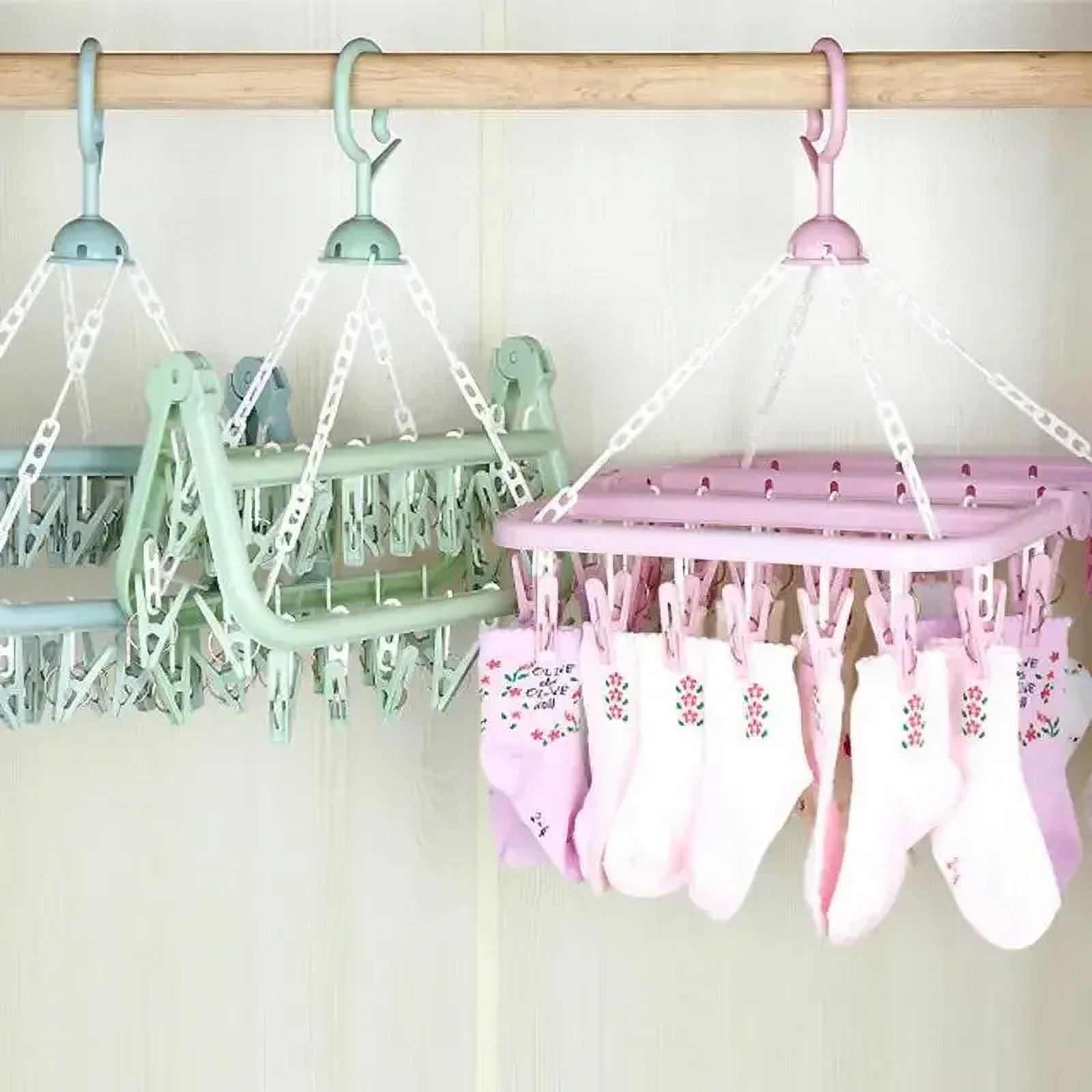 Multifunctional 36-clip Drying Racks Lingerie Socks Rack Folding ...