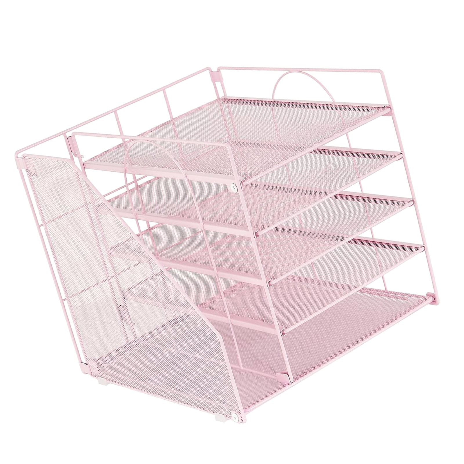 Multifunctional 5-Tiered Metal File Letter Tray Organiser Desktop Metal ...