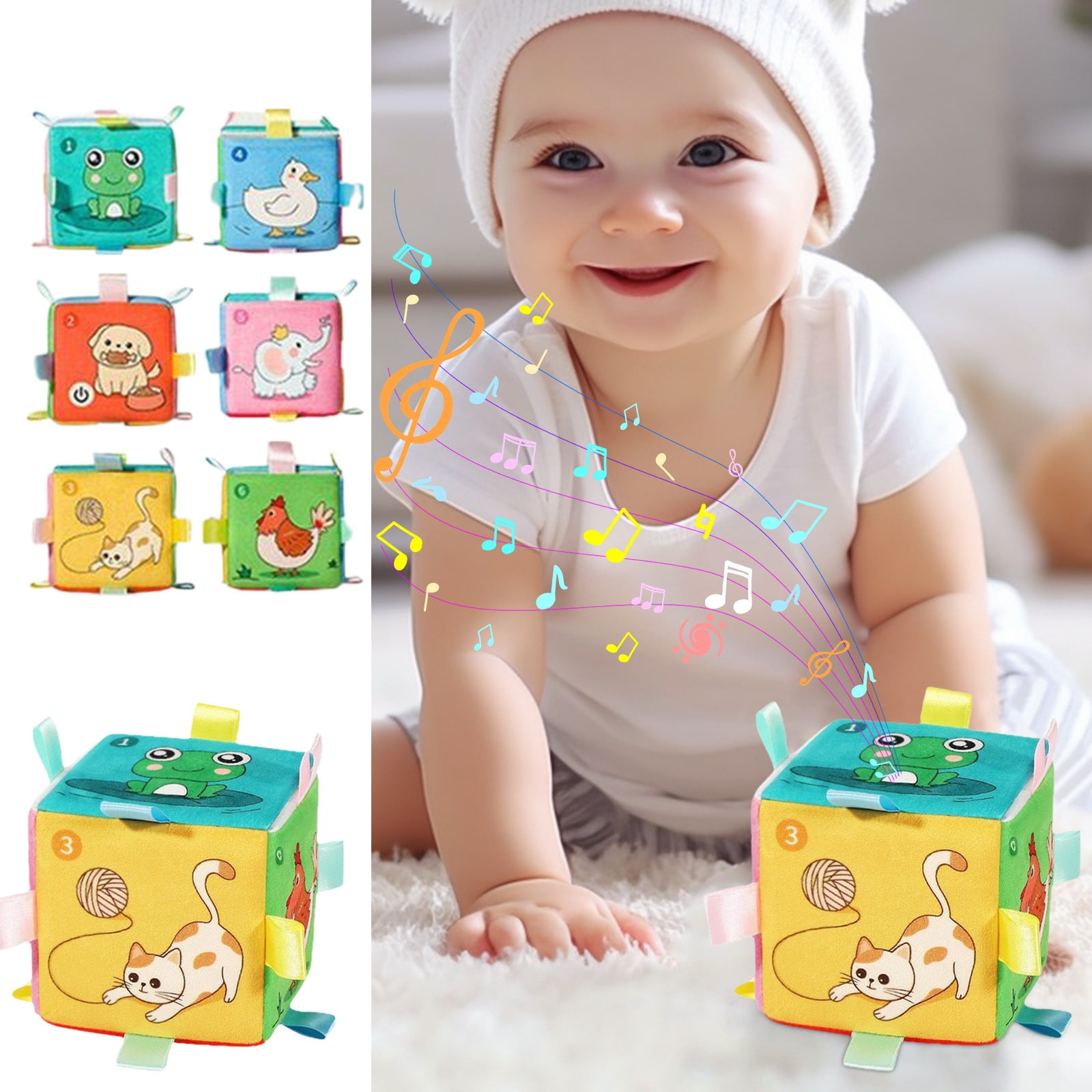 Multifunctional 6-Sided Sensory Busy Ball for Kids | Early Education ...