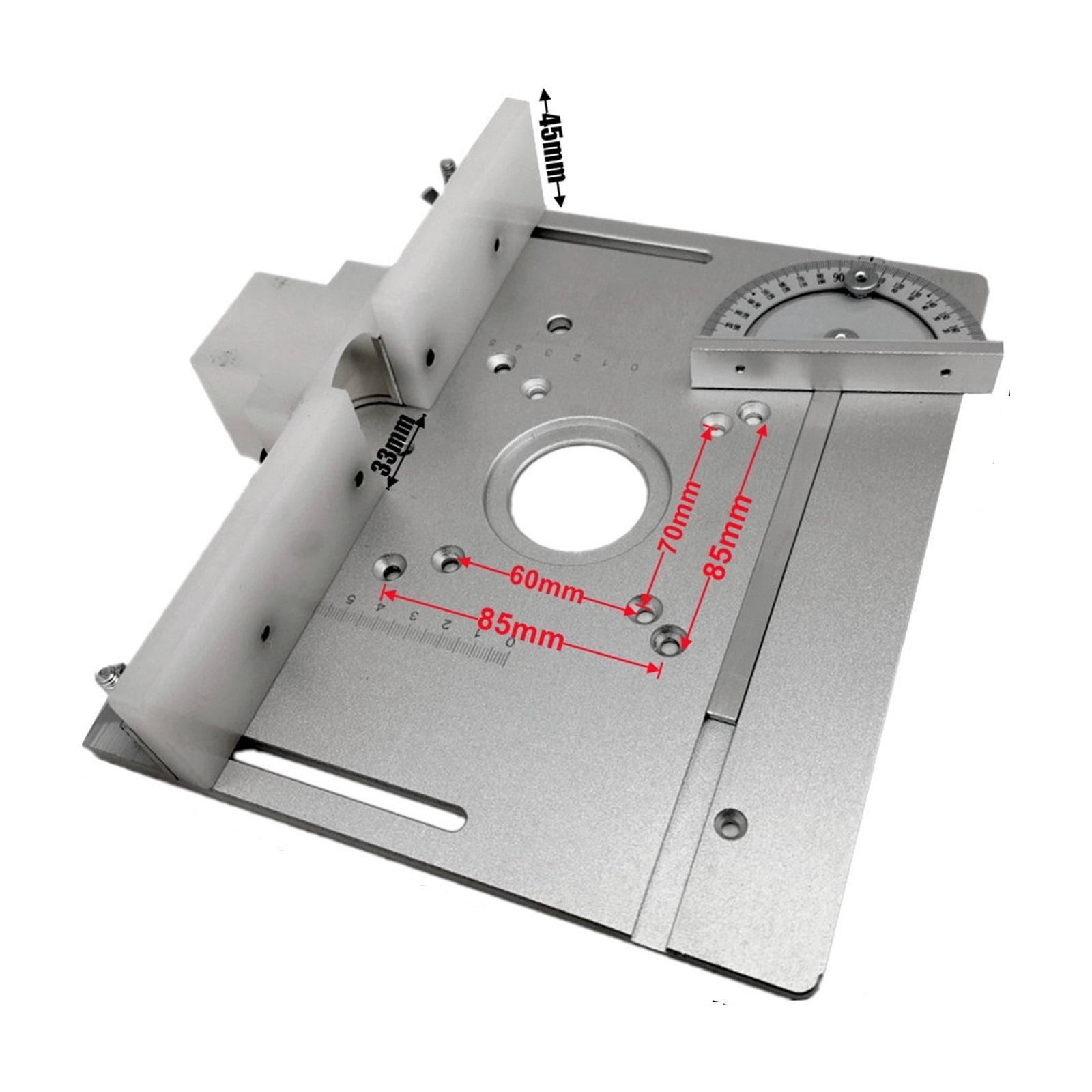 Multifunctional Aluminium Router Table Insert Plate Woodworking ...