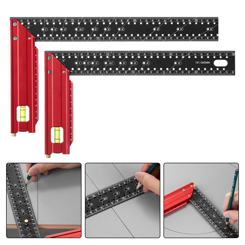 Multifunctional Aluminum Alloy Hole Ruler: Precision Marking & Quick ...