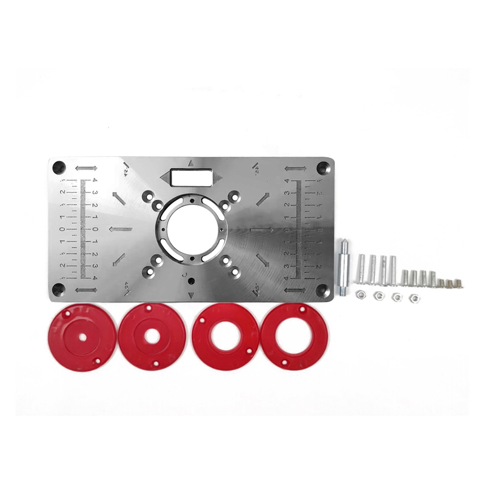 Multifunctional Aluminum Router Table Insert Plate Trimmer Engraving ...