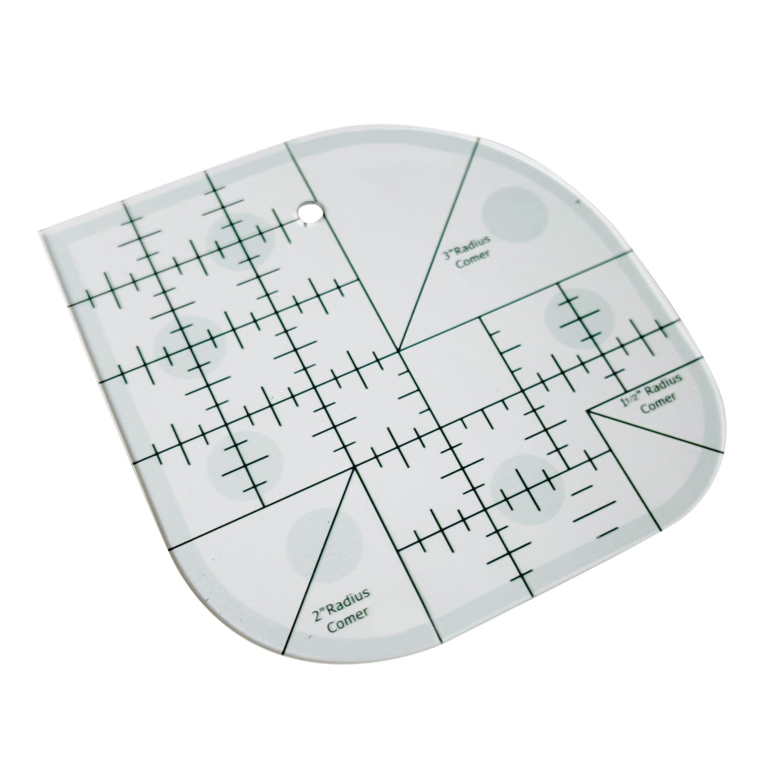 Multifunctional Angle Cutting Ruler - Acrylic Fiber Seam Ruler, Round ...