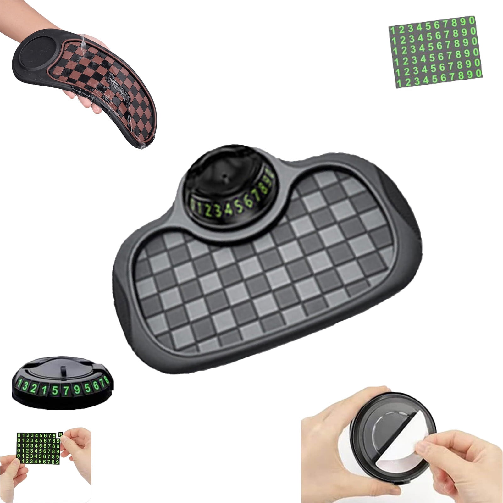 Multifunctional Anti-Slip Dashboard Mat Extra-Large Car Organizer with ...