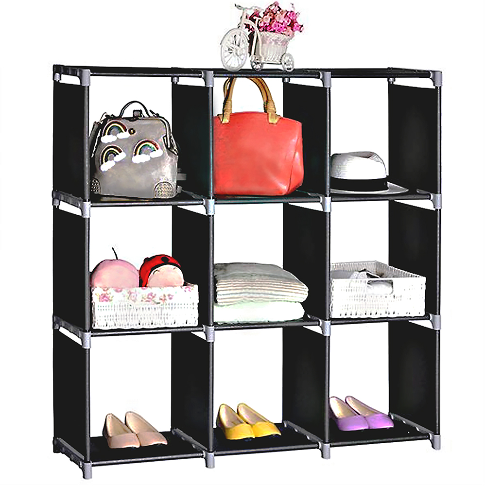 Wood Designs Circular Double Sided 9 Compartment Shelving Unit ...