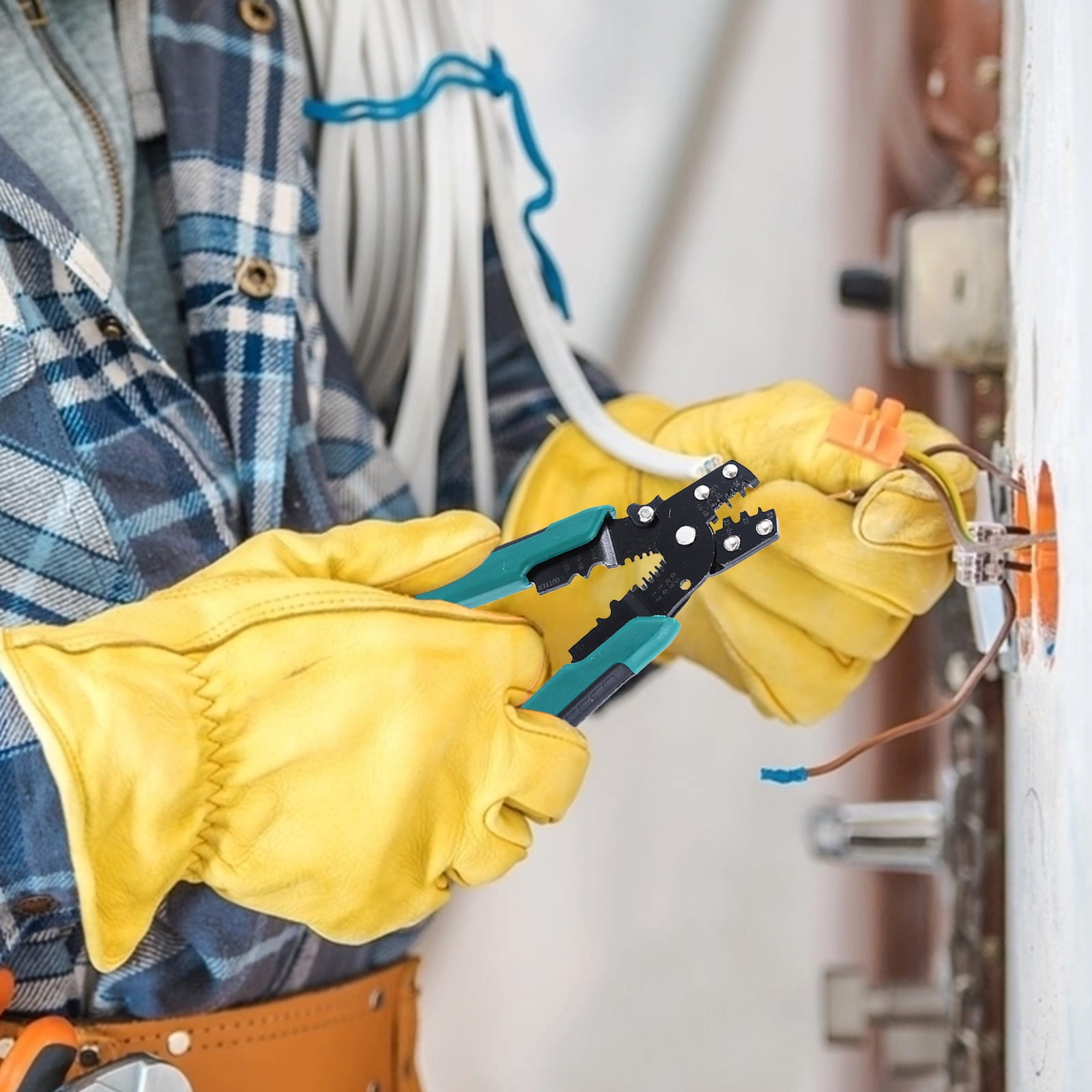 Multifunctional Automatic Wire Stripper - Electrician’s Wire Stripping ...