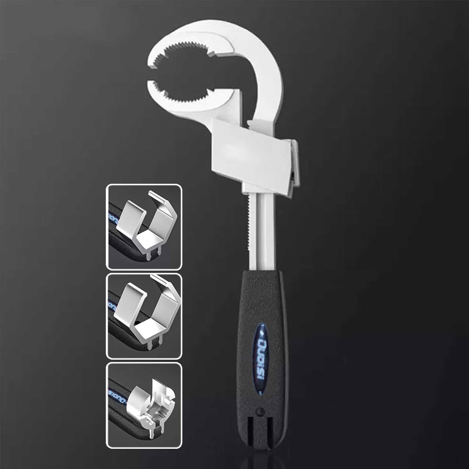 Multifunctional Bathroom Tool, Stainless Steel Wrench, Adjustable ...