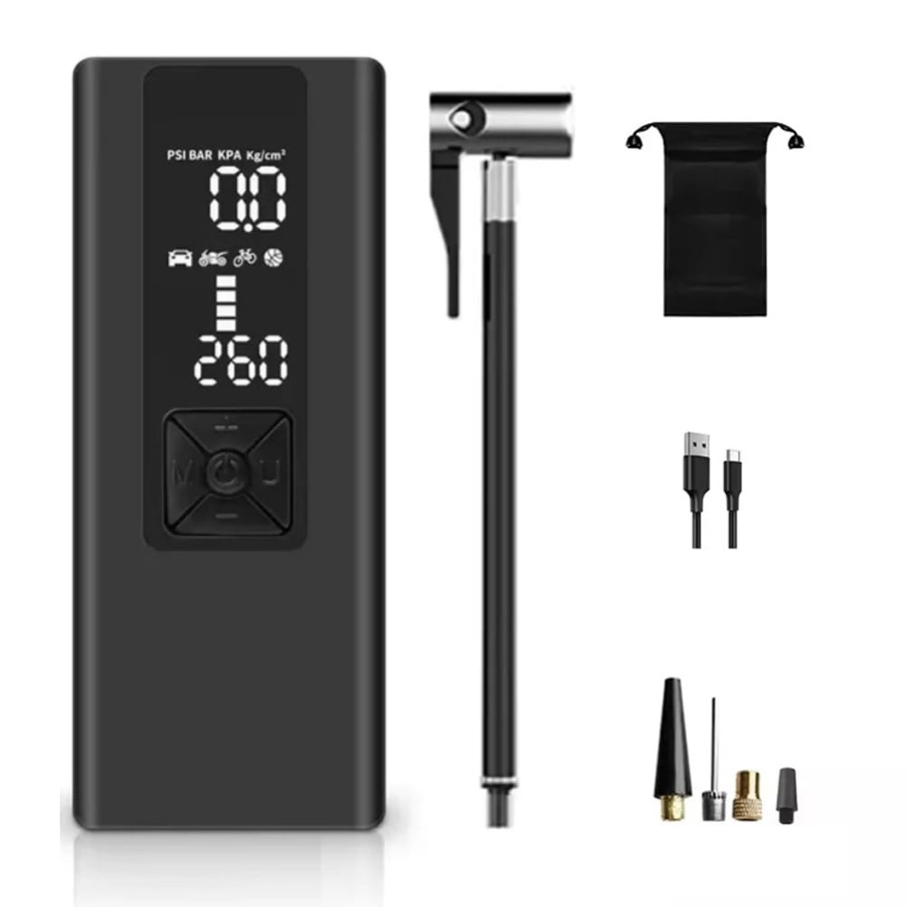 Multifunctional Battery Operated Air Compressor for Car and Bike Tires ...