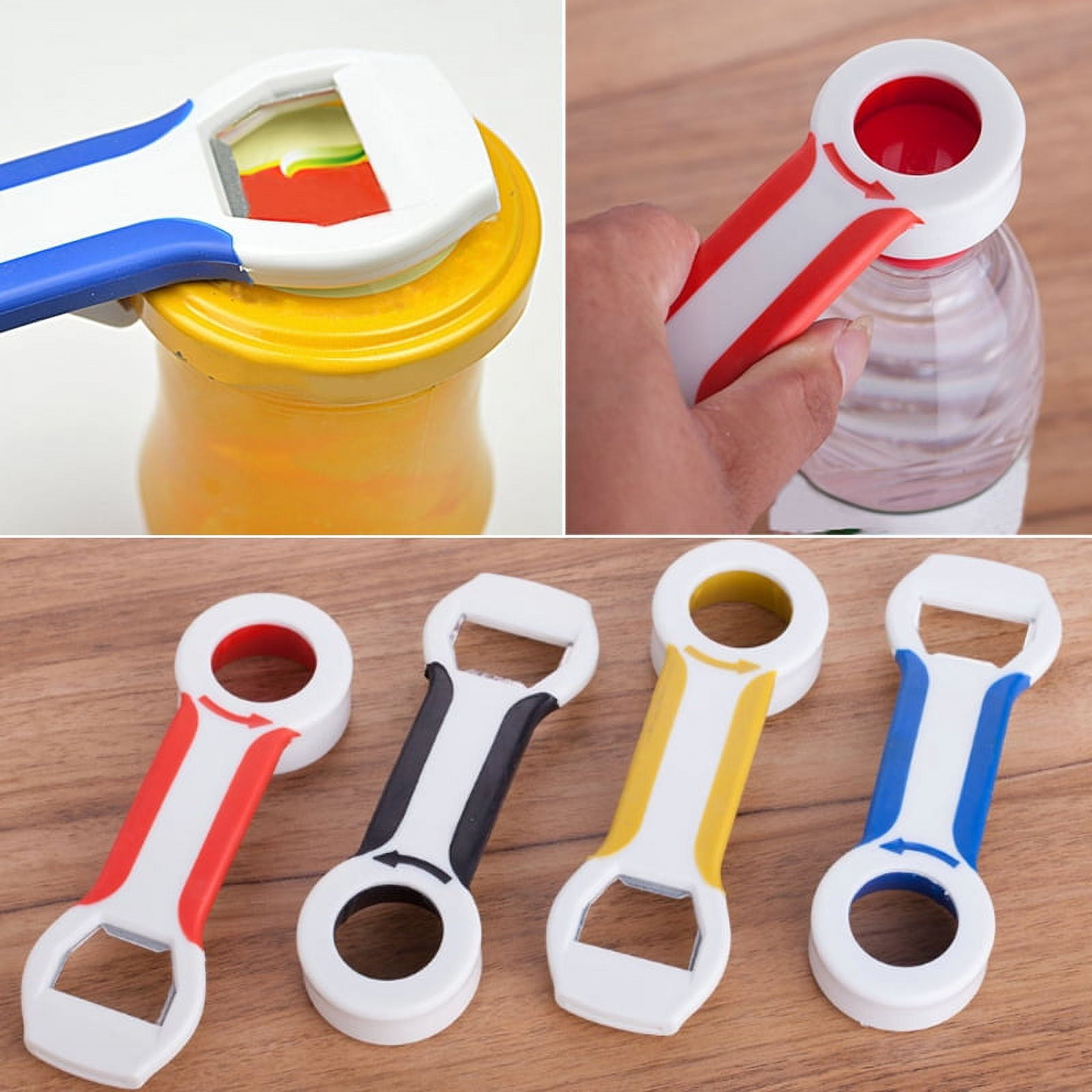 Multifunctional Bottle Opener Plastic Rubber Anti-slip Opener Jar ...