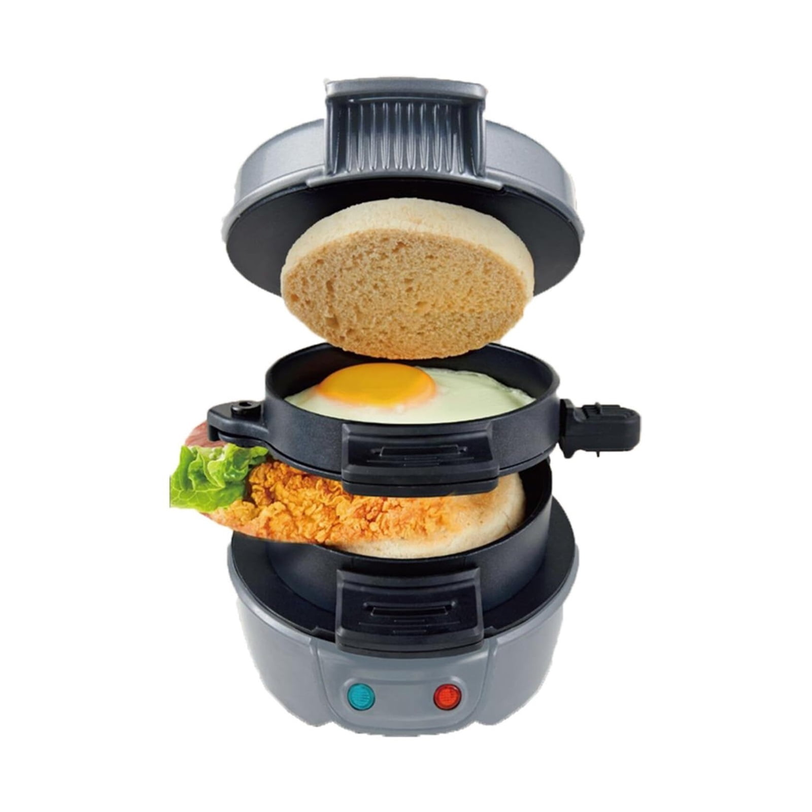 Multifunctional Burger Maker Machine, Electric Round Griddle, Sandwich ...