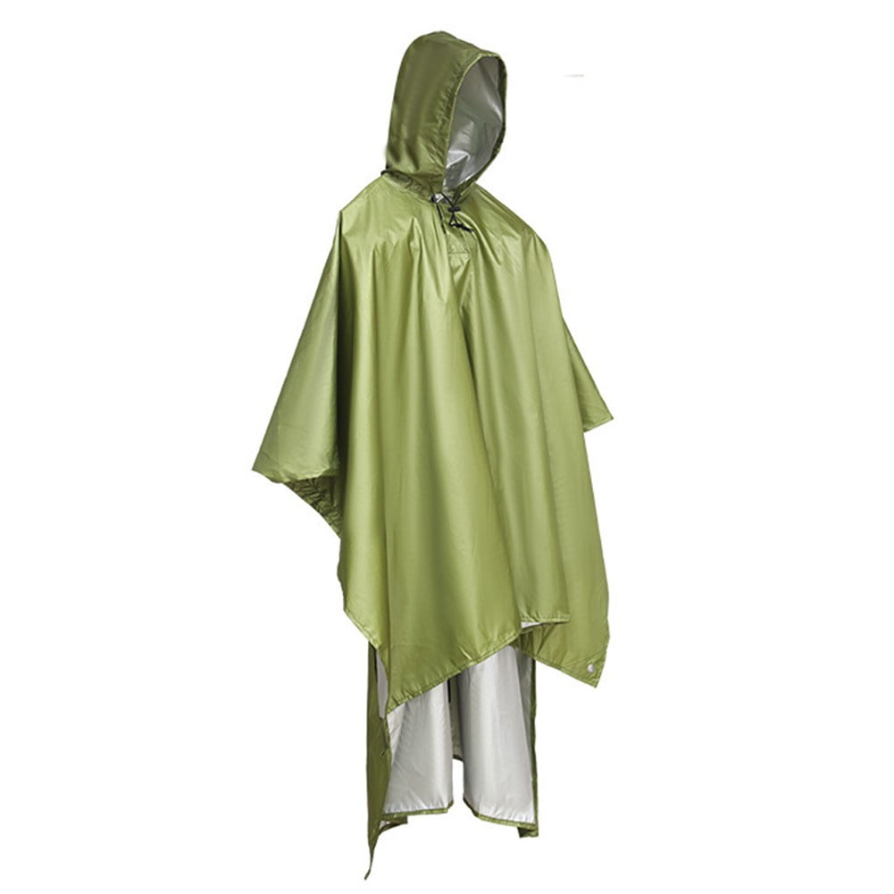 Multifunctional Camping Raincoat With Hood Cycling Rain Cover Poncho ...