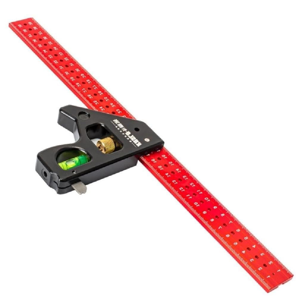 Multifunctional Carpenter's Combination Angles Ruler Metal Measuring ...