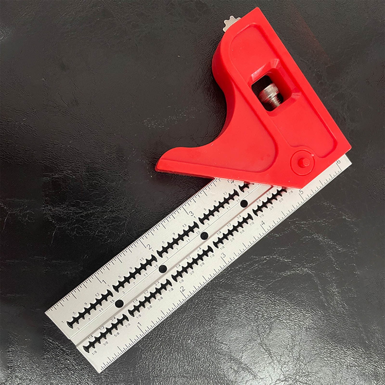 Multifunctional Carpentry Ruler with Sliding Stop & Angle Measurement ...