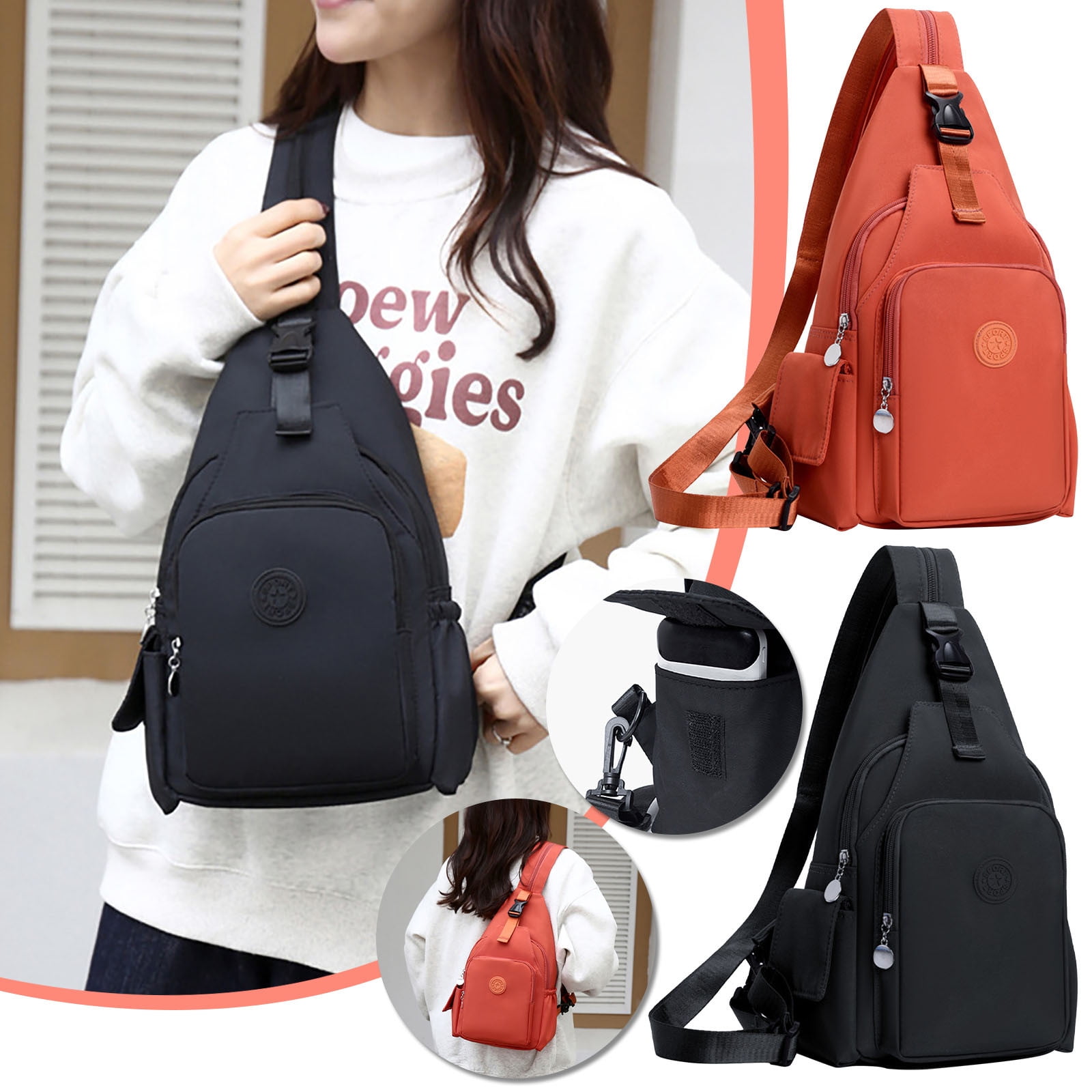 Multifunctional Chest Bag | Large Capacity Lightweight Backpack | Cloth ...
