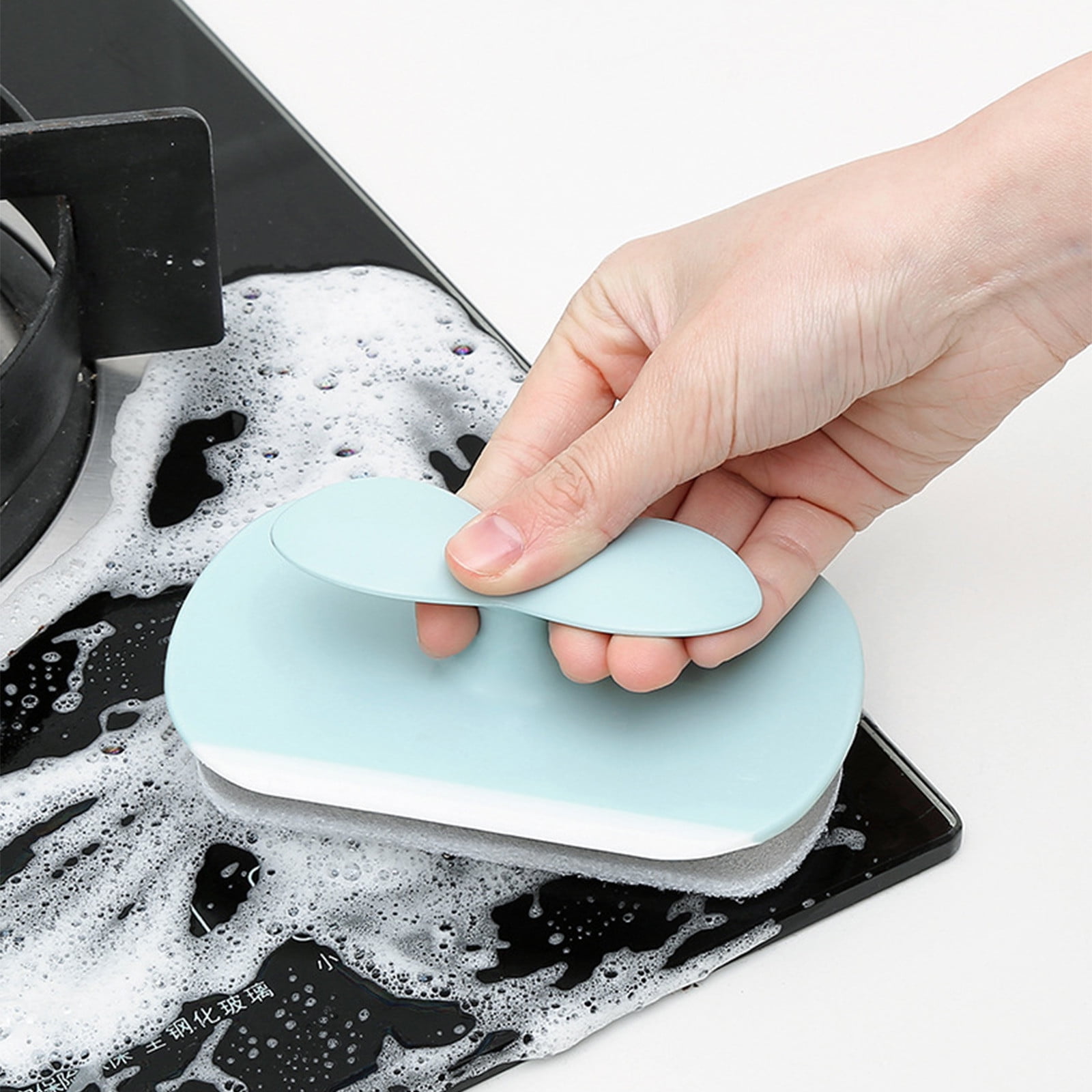 Multifunctional Cleaning Brush | 3-in-1 Glass Wiper & Scrubber | Sponge ...