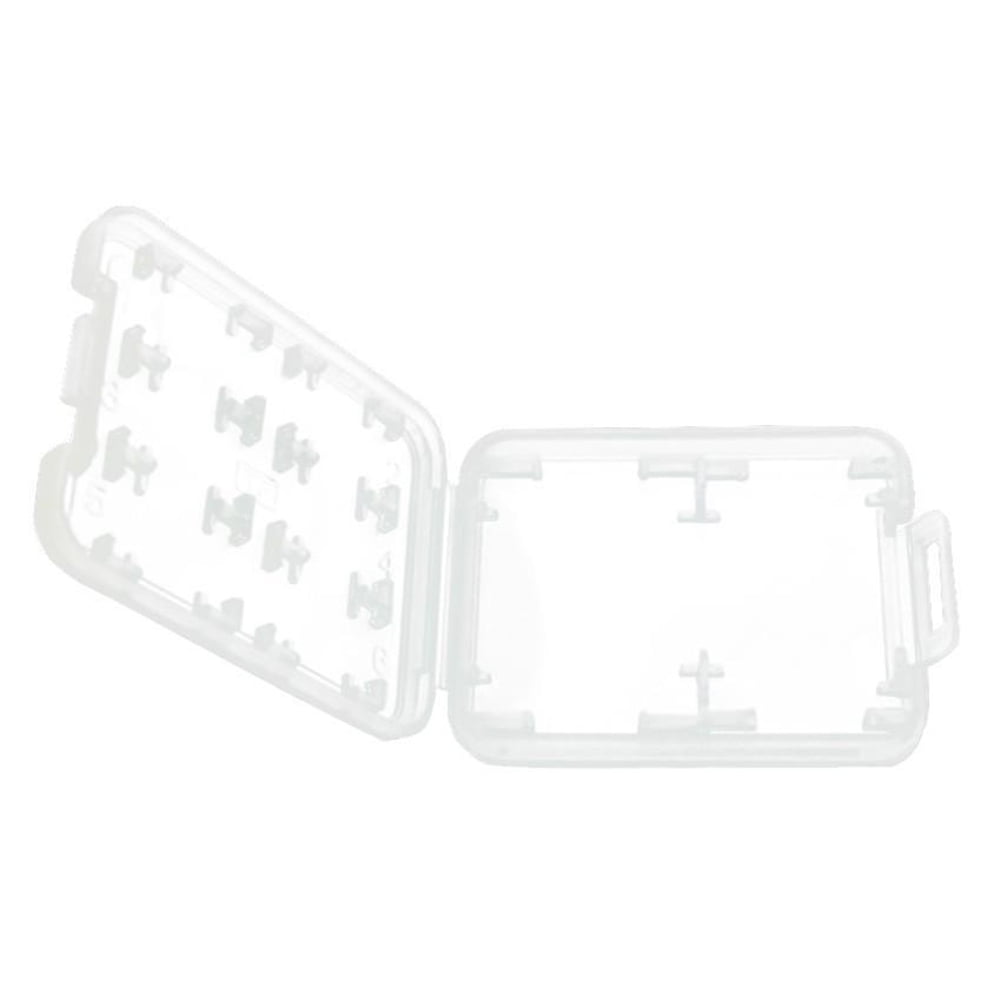 Multifunctional Clear TF SDHC MSPD Memory Card Storage Box Holder Case ...