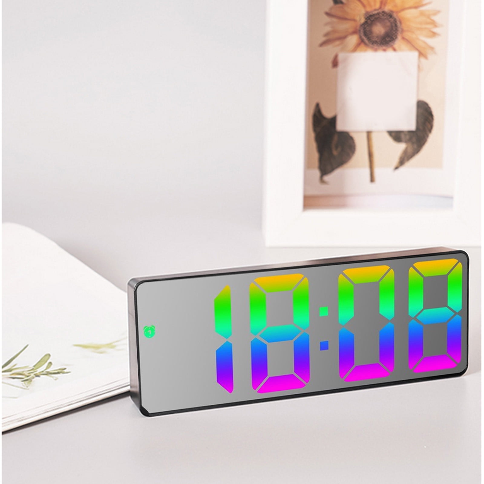 Multifunctional Clock under $5! Kadlawus Color Screen Digital Clock ...