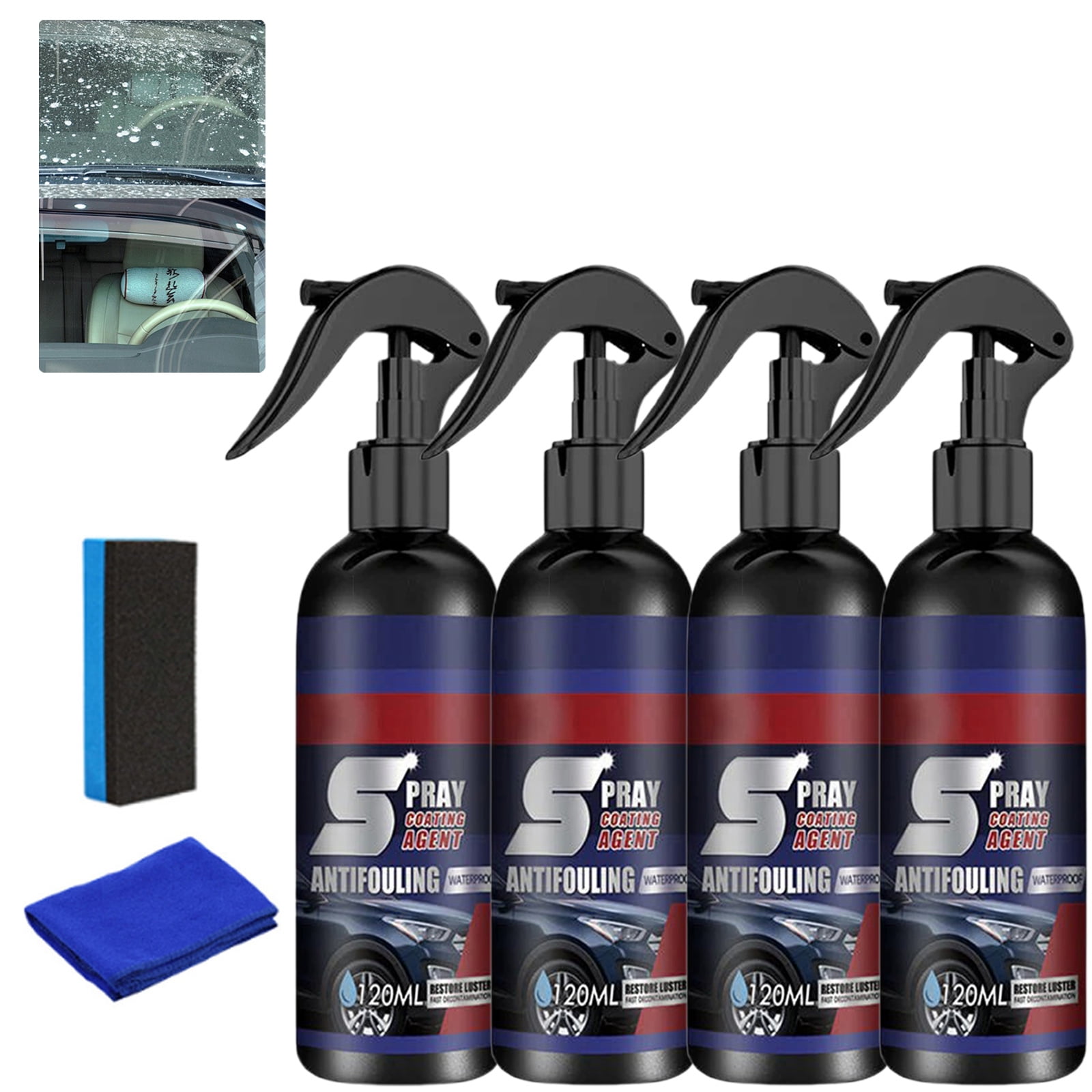 Multifunctional Coating Renewal Agent Spray, Car Nano Paint Coating Agent, 3 in 1 High ...