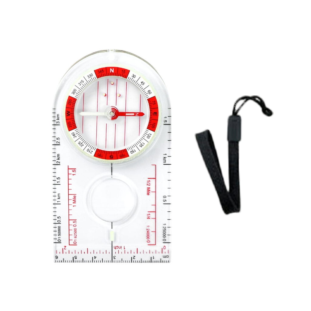 Multifunctional Compasses Navigation Compasses Map Ruler Magnifier ...