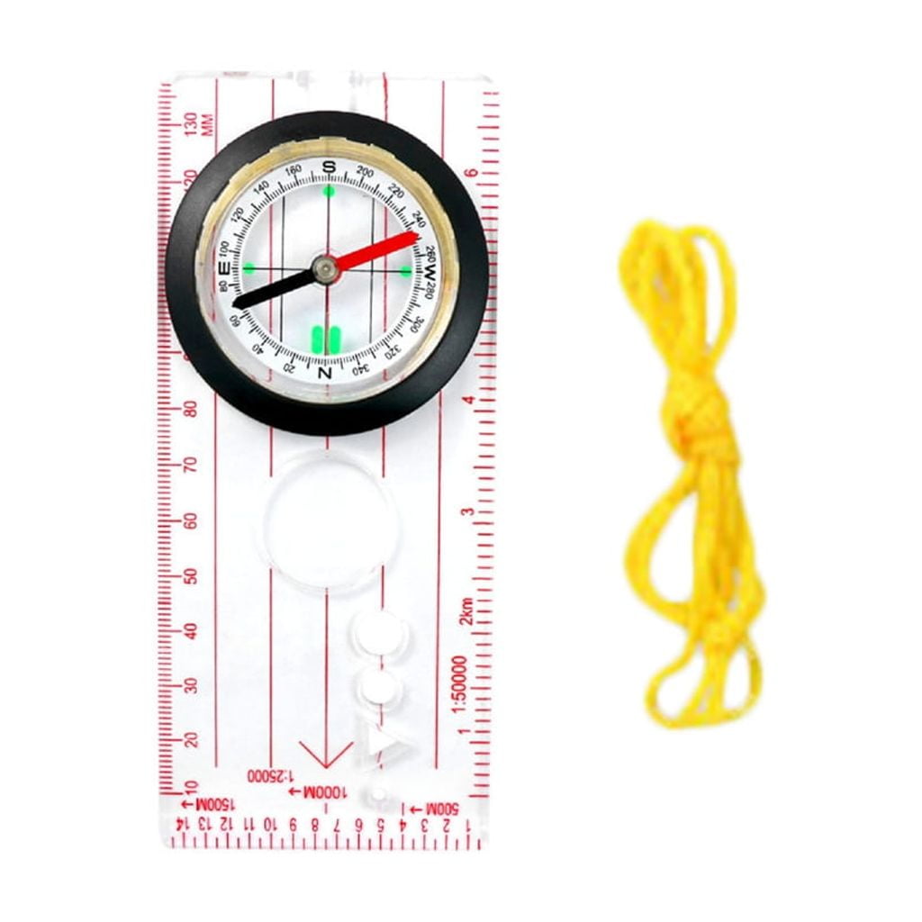Multifunctional Compasses Ruler for Map Reading Backpacking Camping ...