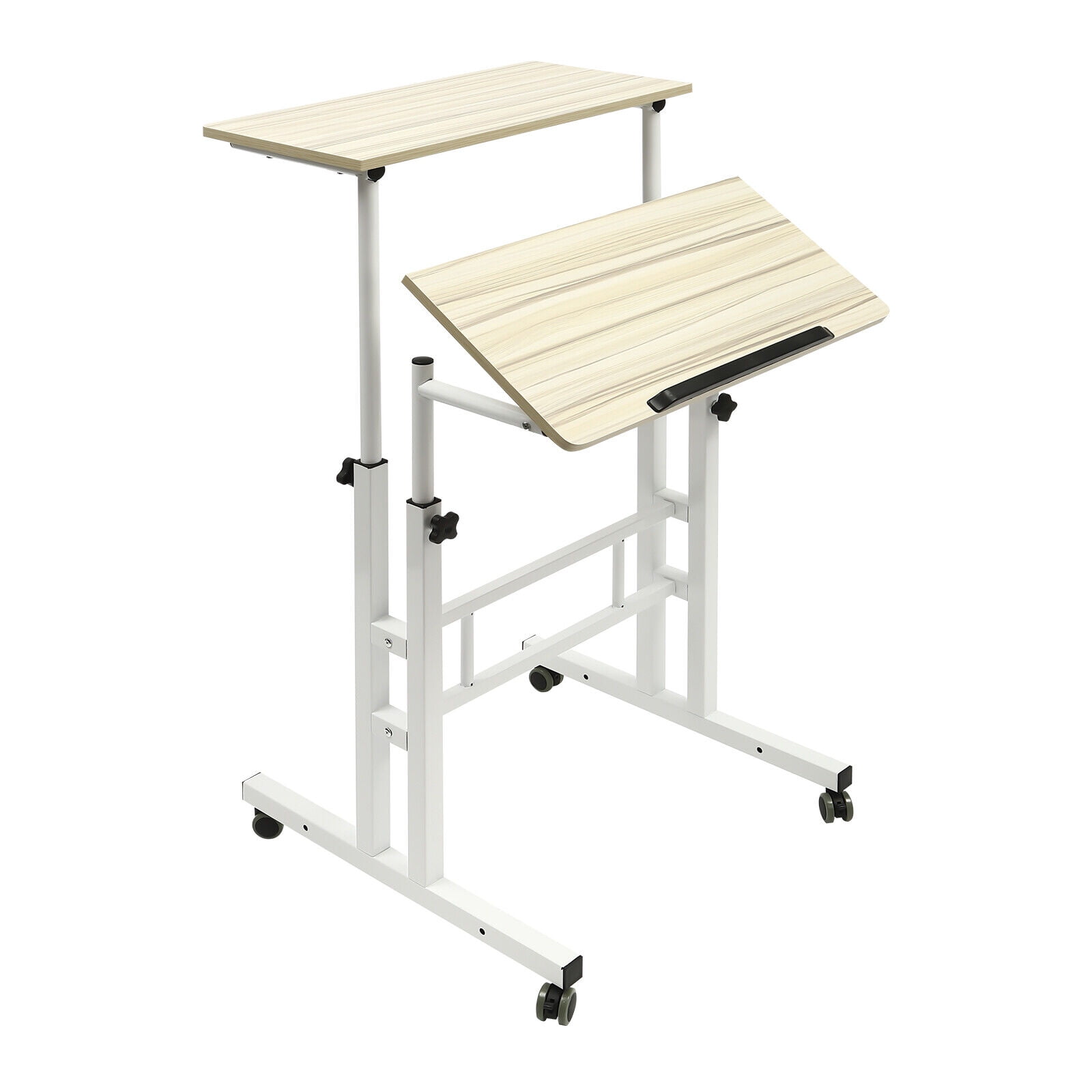 Multifunctional Computer Desk Mobile Standing Desk Adjustable Stand Up ...