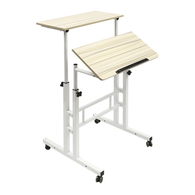 Multifunctional Computer Desk Mobile Standing Desk Adjustable Stand Up ...
