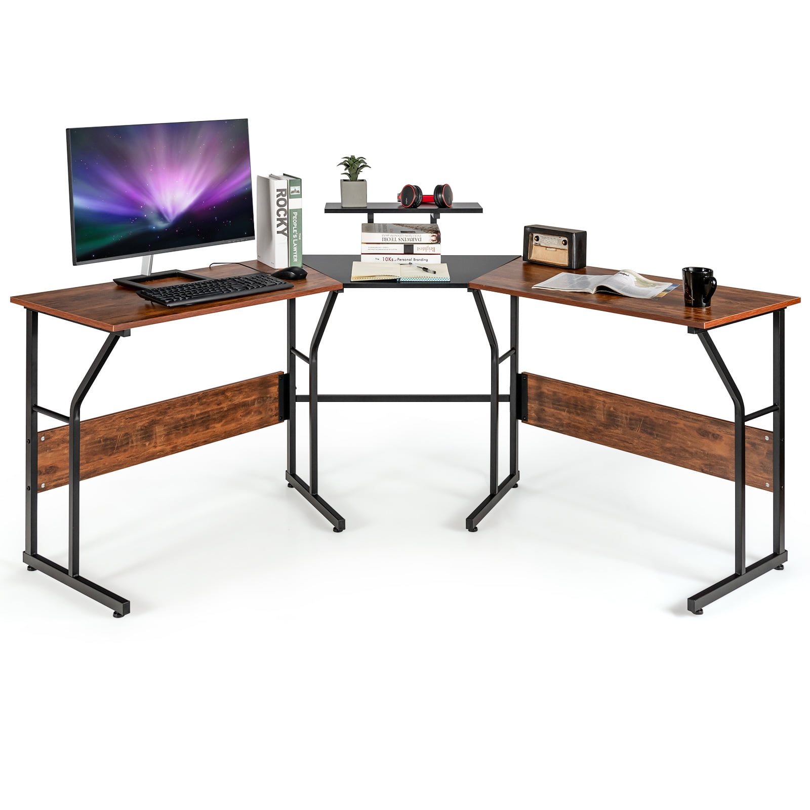 Multifunctional Computer Desk, Multiple Splicing Modes, Suitable for ...