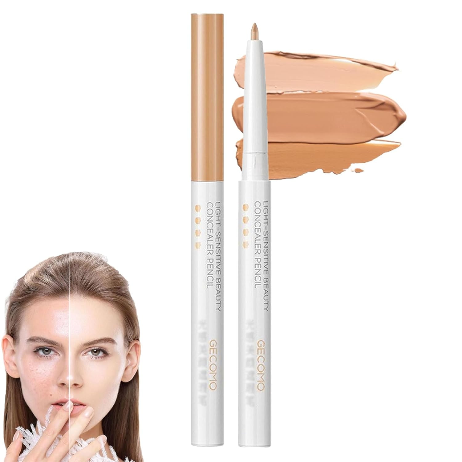 Multifunctional Concealer Stick, Waterproof Full Coverage Beauty ...