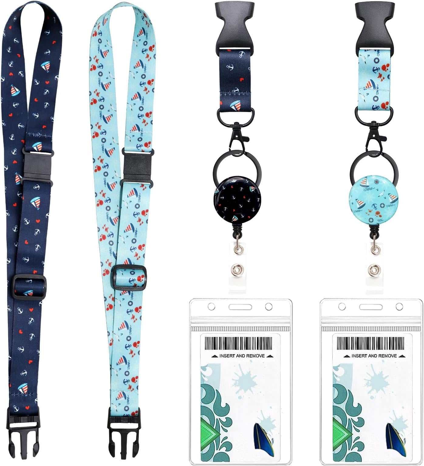 Multifunctional Cruise Breakaway Lanyard Set for Ship Cards,Adjustable ...