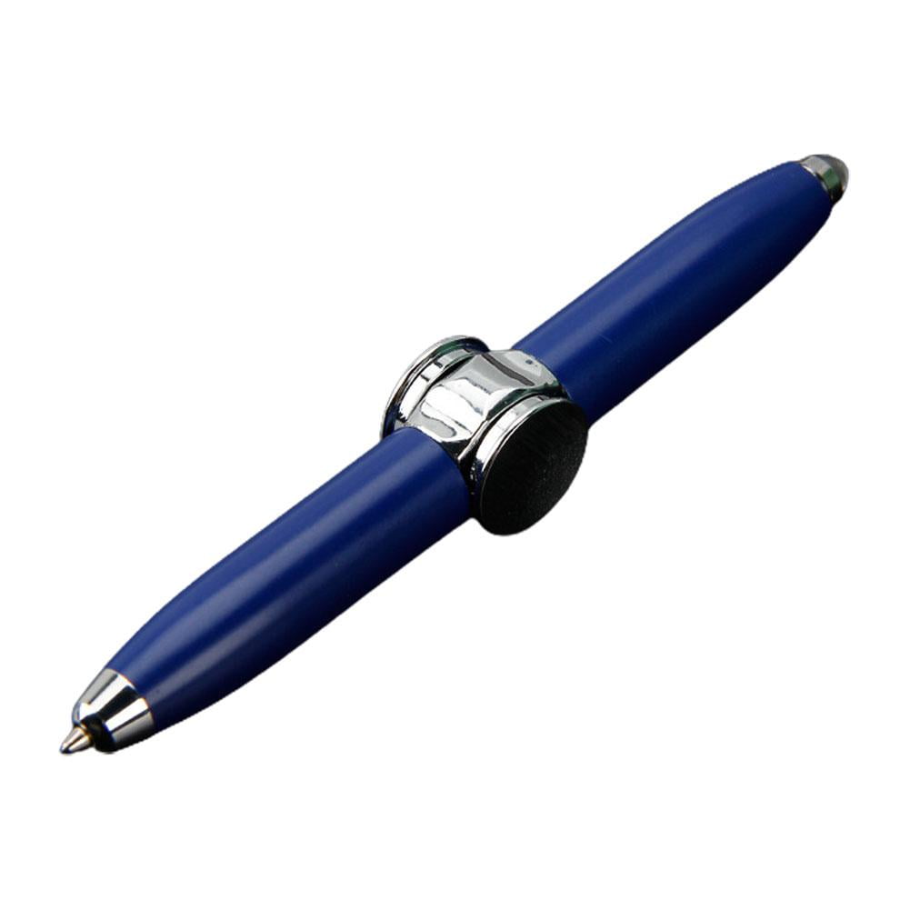 Multifunctional Decompression Finger Rotate Luminous Gyro Pens Toy Fidgets Spinner Gyro Pen Gift ...