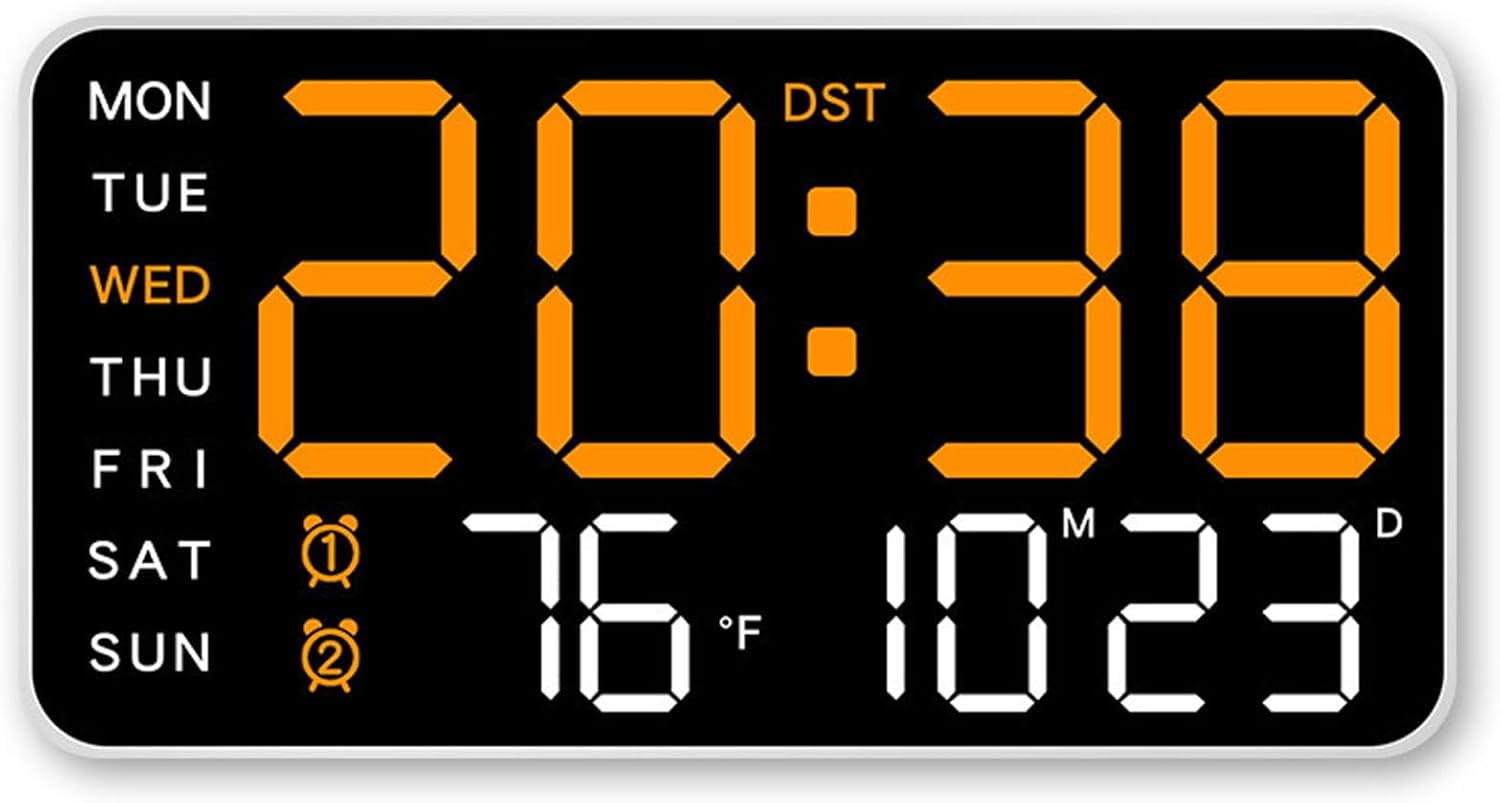 Multifunctional Decorative LED Digital Wall Clock, LED Wal Clock ...