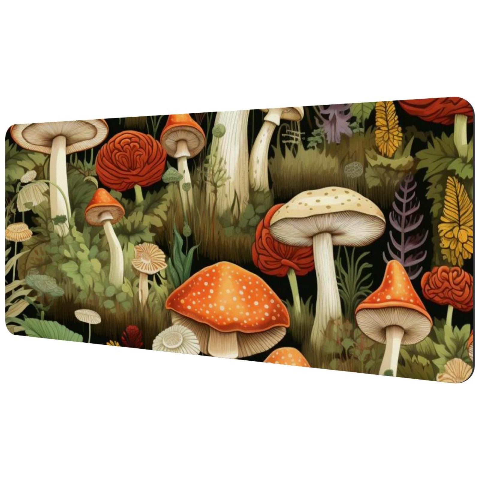 Multifunctional Desk Pad, Fungus Leaf Plant Desk Blotter Protector ...