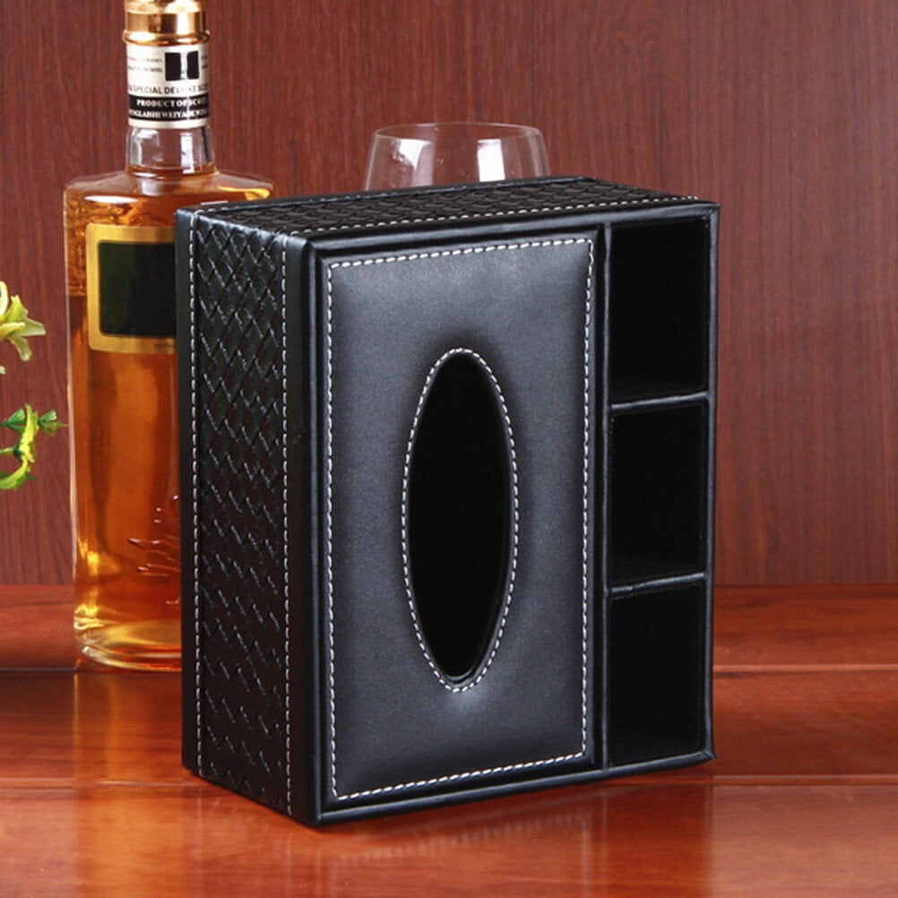 Multifunctional Desktop Organizer Holder Pencil Scissor Container PU ...