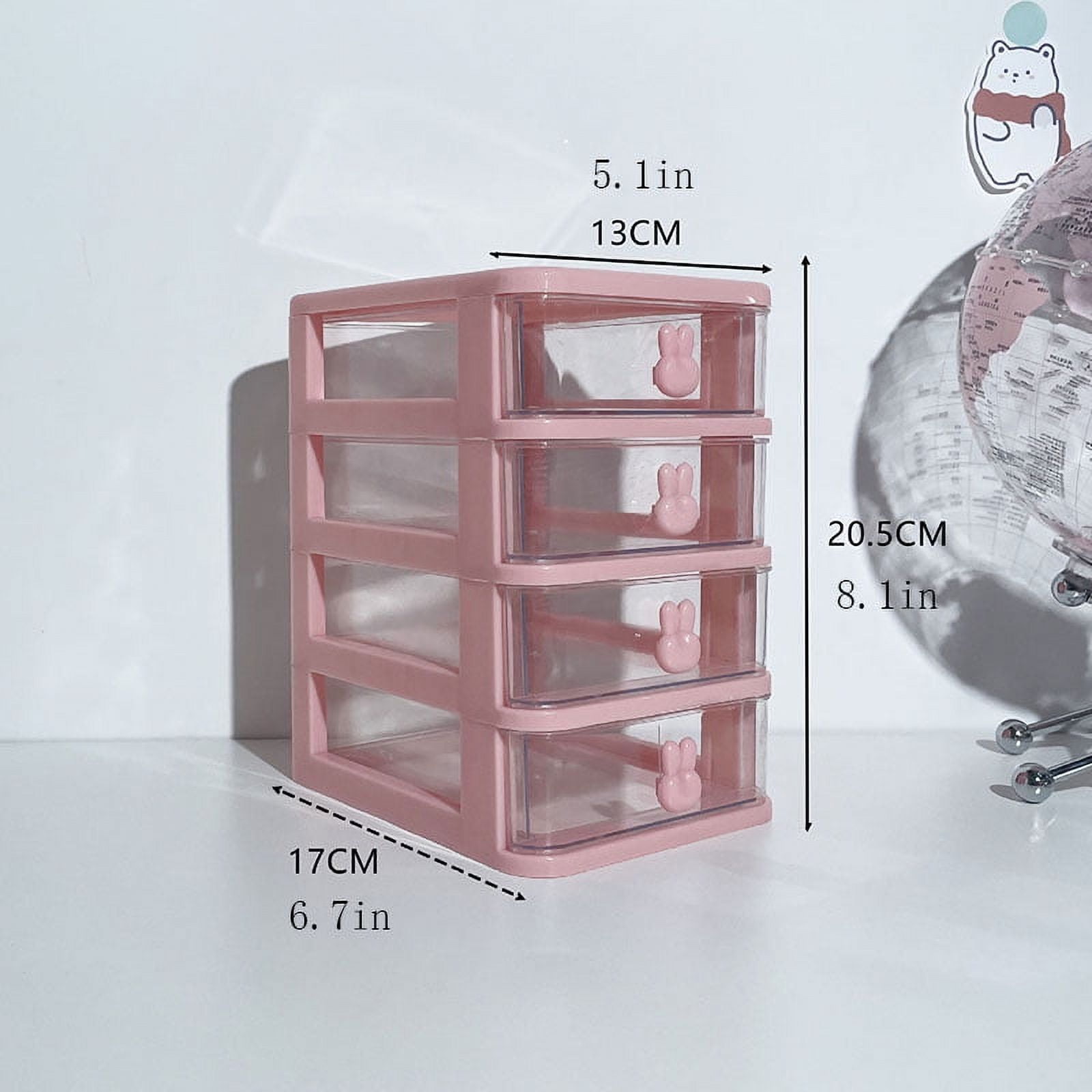 Multifunctional Desktop Storage Drawer Box with Pen Holder and Hair ...