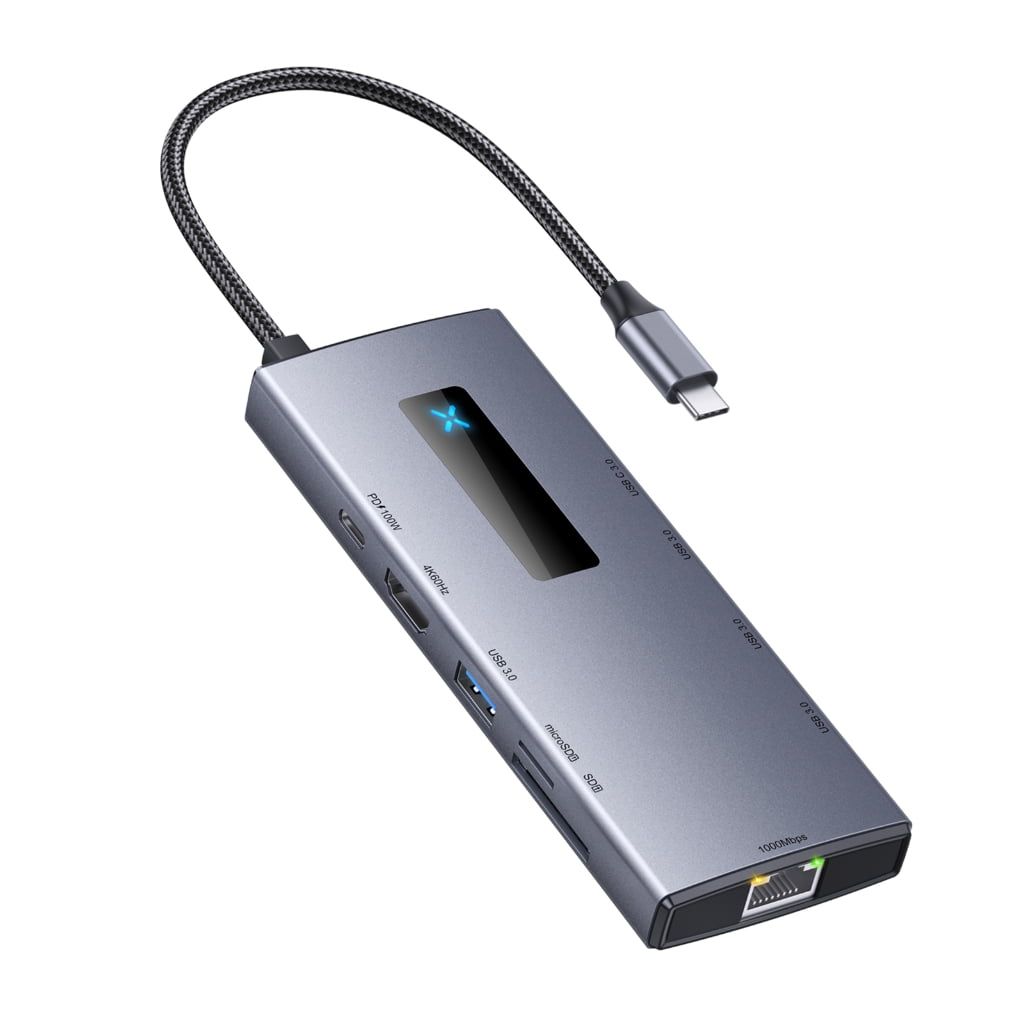 Multifunctional Dock Station 10 in 1 Type C Hubs to 4K@60HZ+ USB3.0 ...