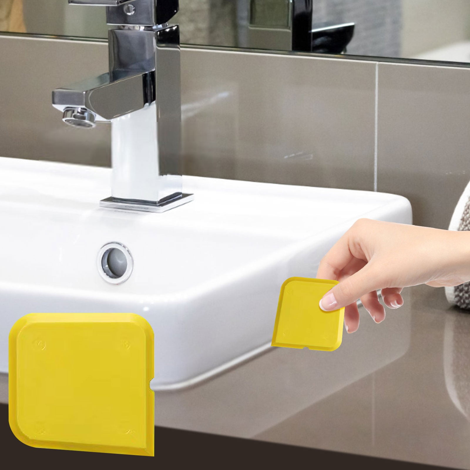 Multifunctional Door Window Glue Squeegee Tool 9-in-1 Scraper Set ...