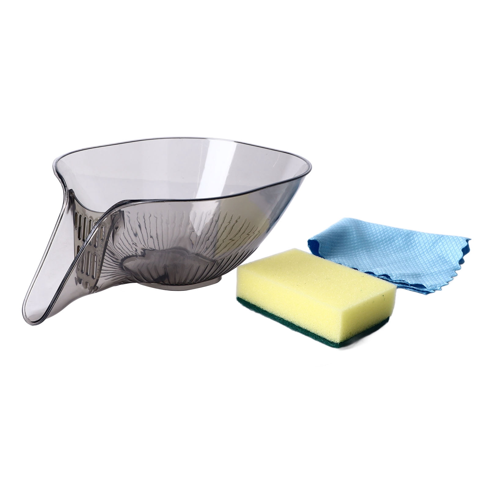 Multifunctional Drain Basket Acrylic Fruit Vegetables Draining Bowl ...