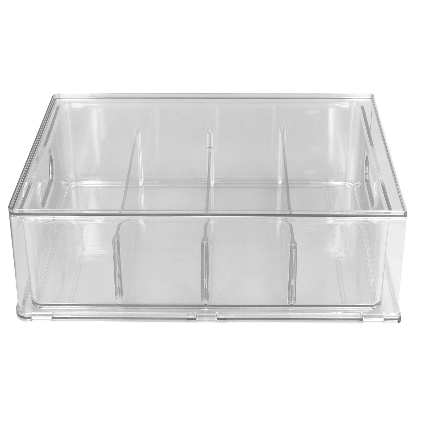 Multifunctional Drawer Storage Box, 6L Stackable Container with ...