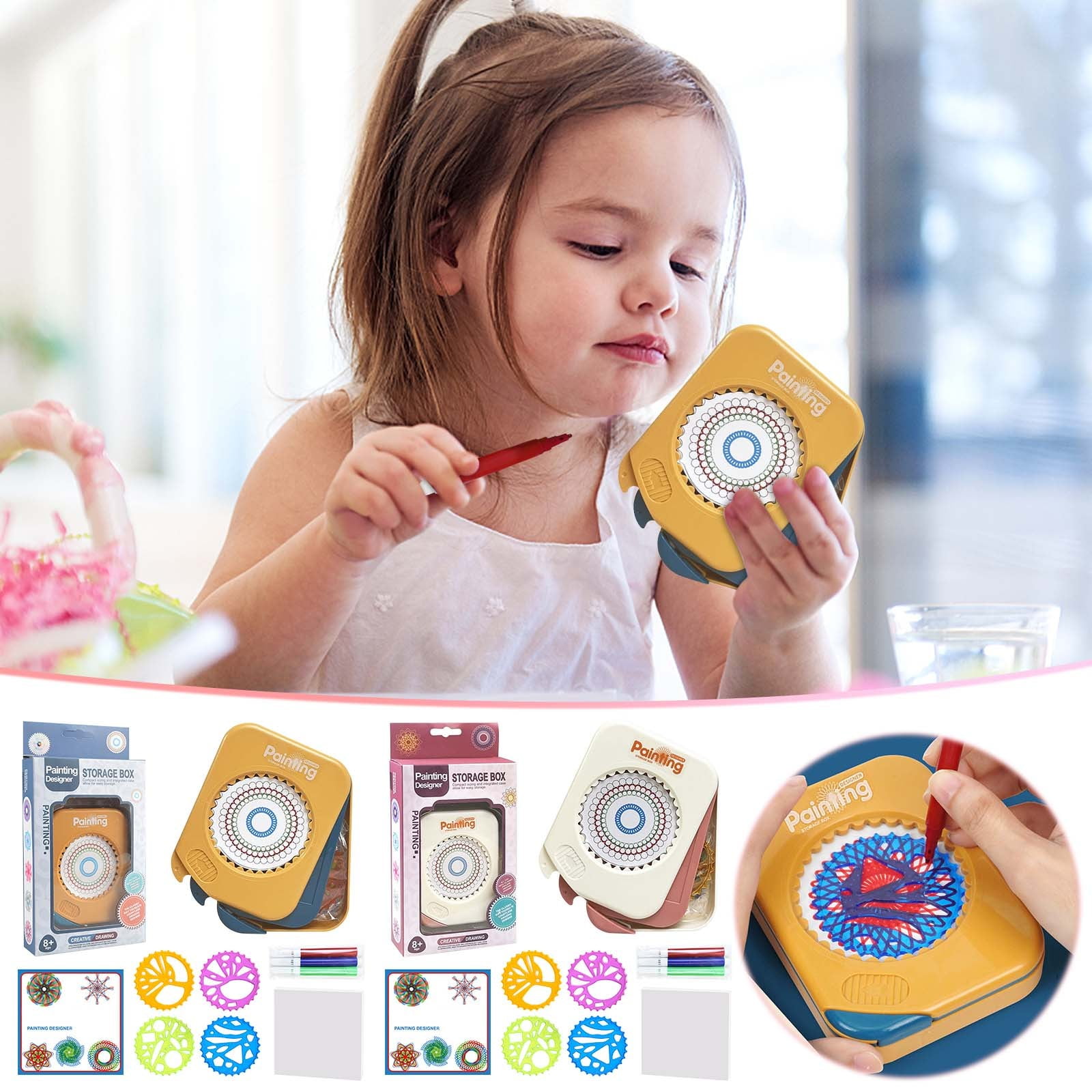 Multifunctional Drawing Ruler Set | Versatile DIY Painting Board ...