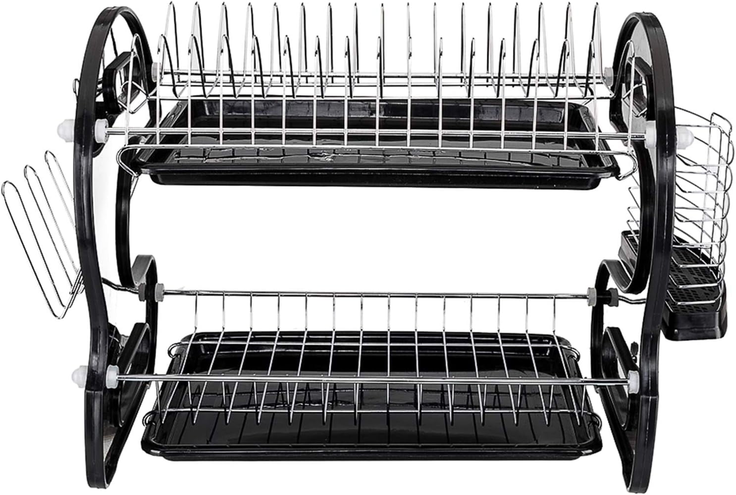 Multifunctional Dual-Layer Dish Drainer for Bowls, Dishes, Chopsticks ...