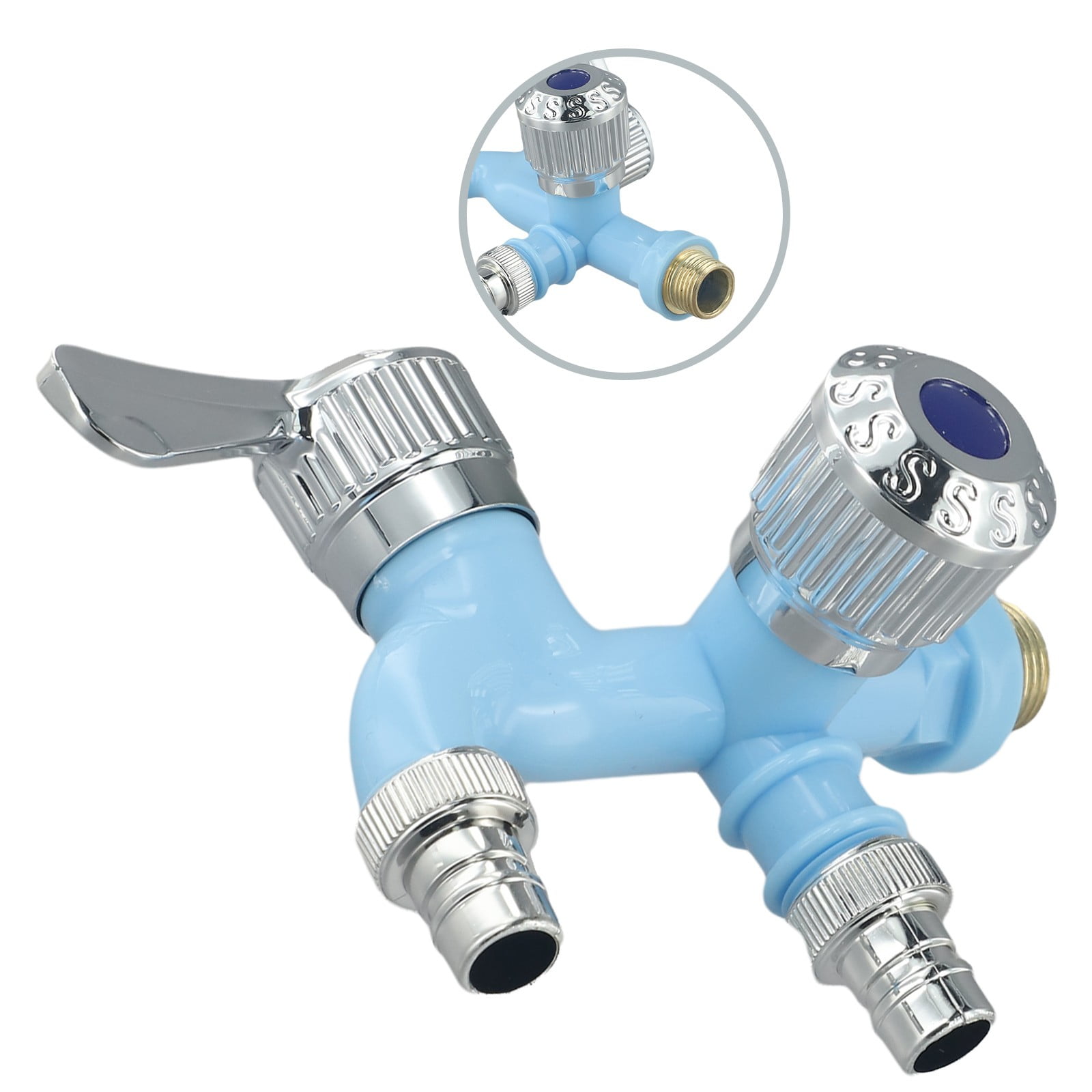 Multifunctional Dual Mouth Faucet: Washing Machine Faucet with two ...