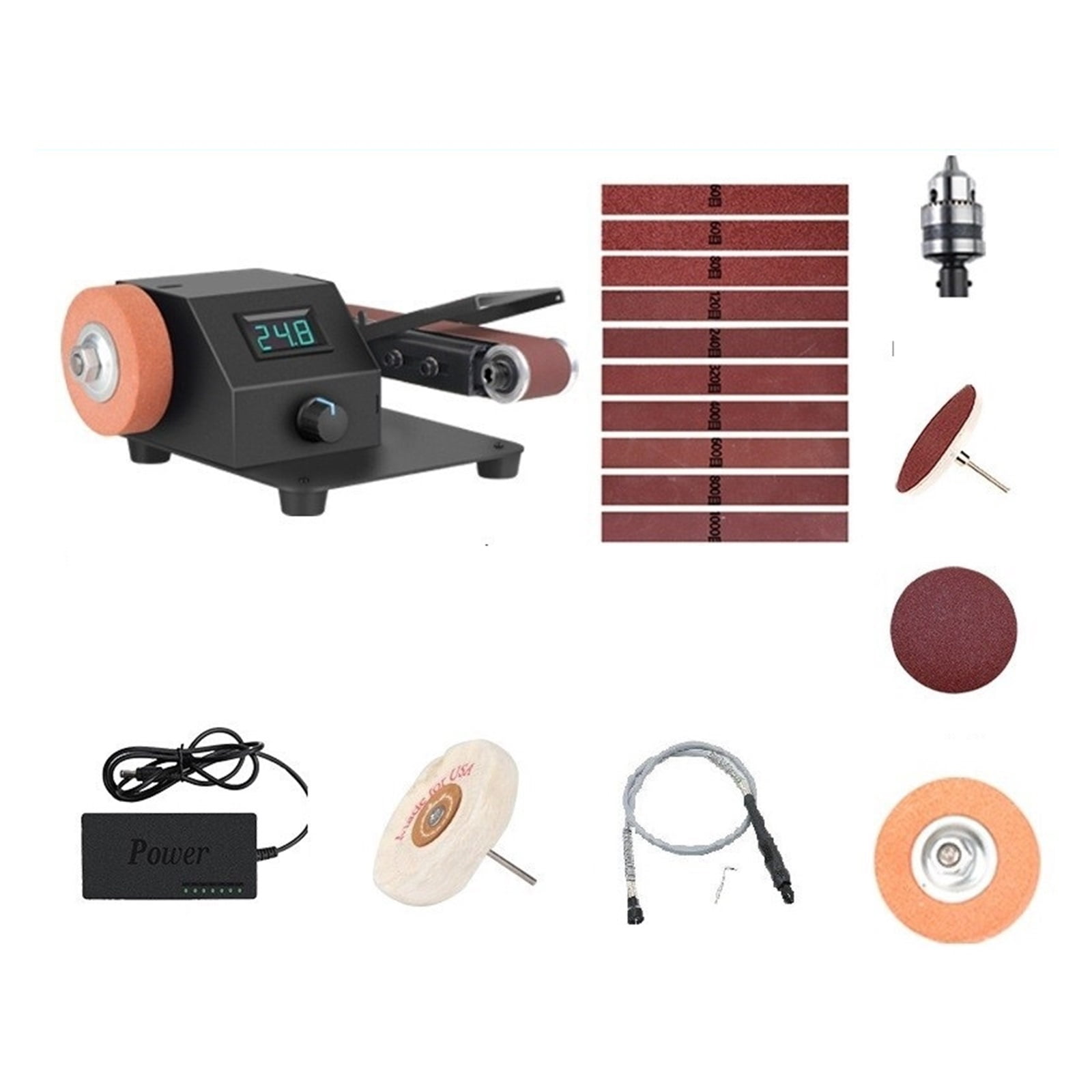 Multifunctional Electric Belt Sander Polishing Machine Knife Sharpener ...