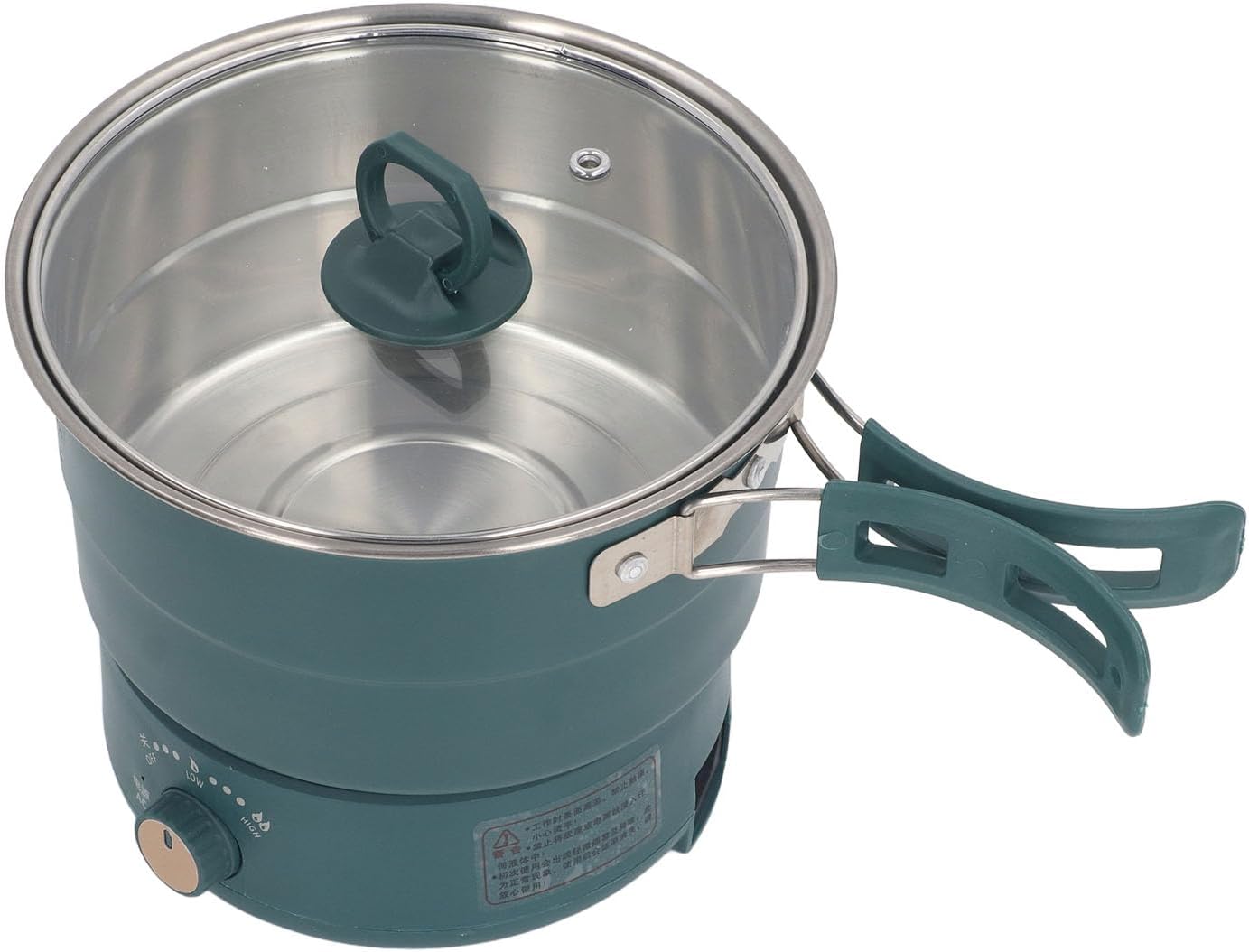 Multifunctional Electric Cooker, 500W 1.6L Mini Ramen Cooker with ...