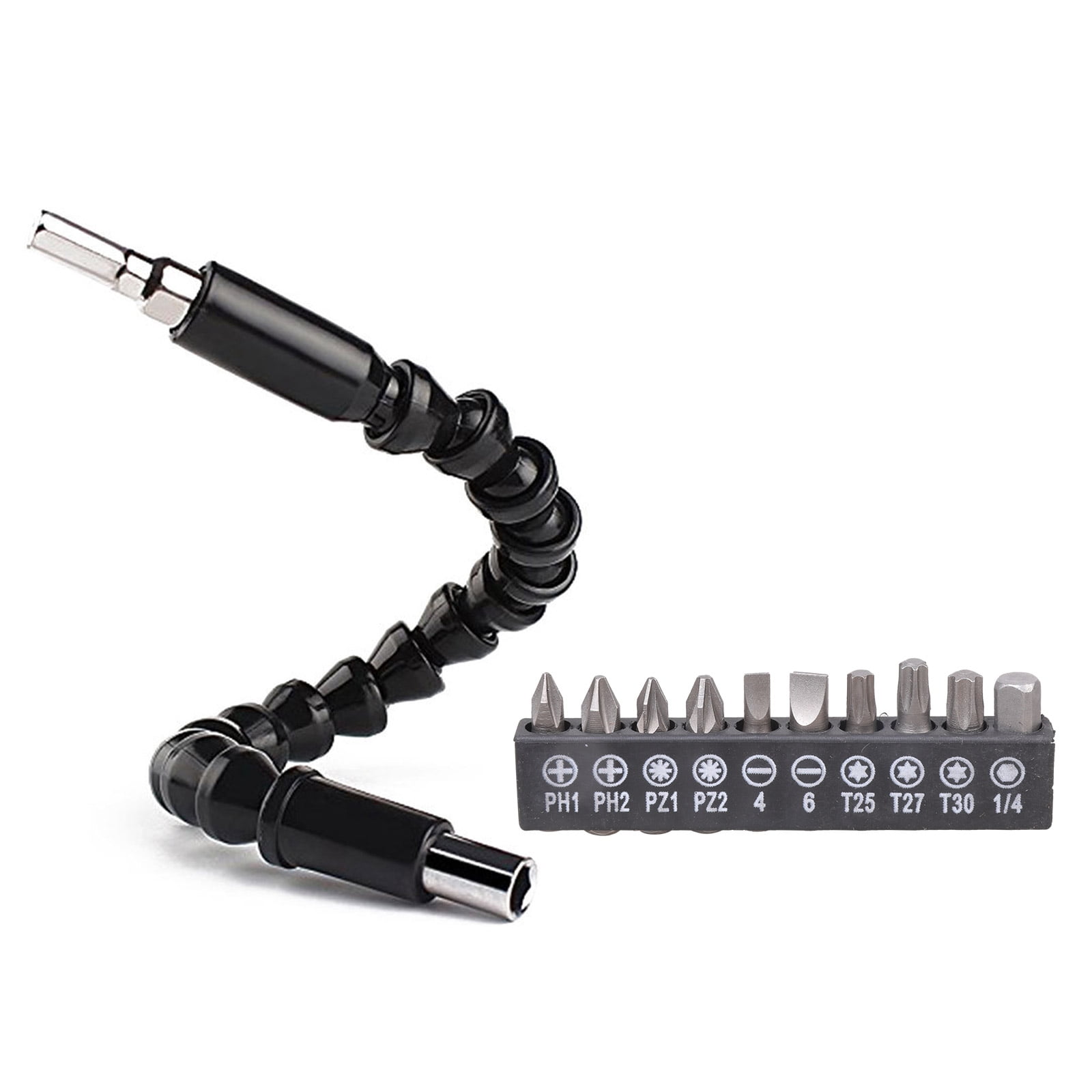 Multifunctional Electric Drill Screwdriver Bit Universal Snake Flexible ...