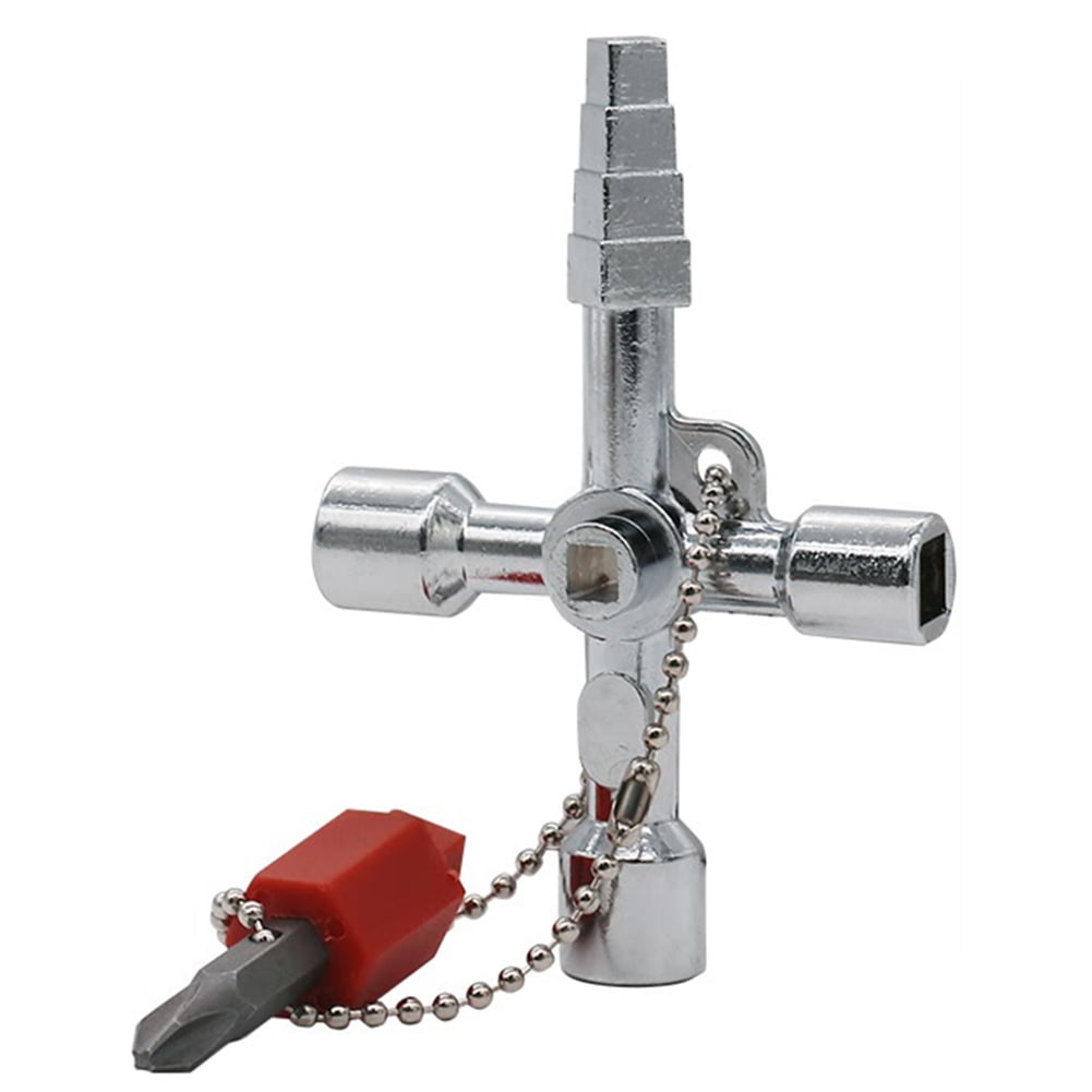 Multifunctional Electrical Cabinet Cross Key Wrench - Triangular and ...