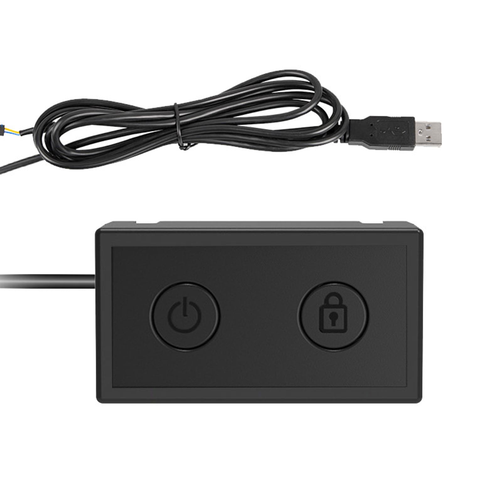 Multifunctional External PC Power Switches Lock Screen Button USB Power ...