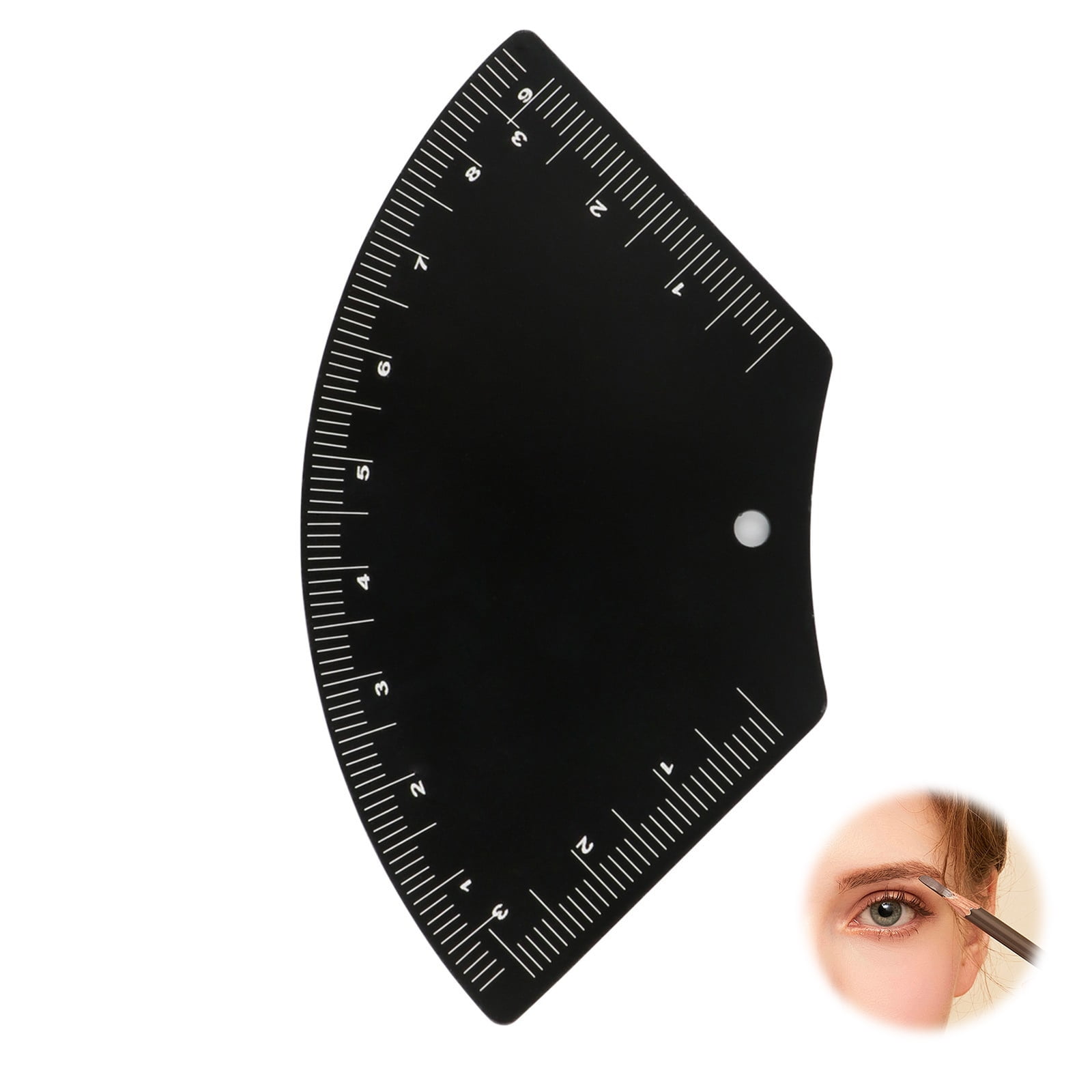 Multifunctional Eyebrow Ruler Tool with cm Markings & Adjustable ...