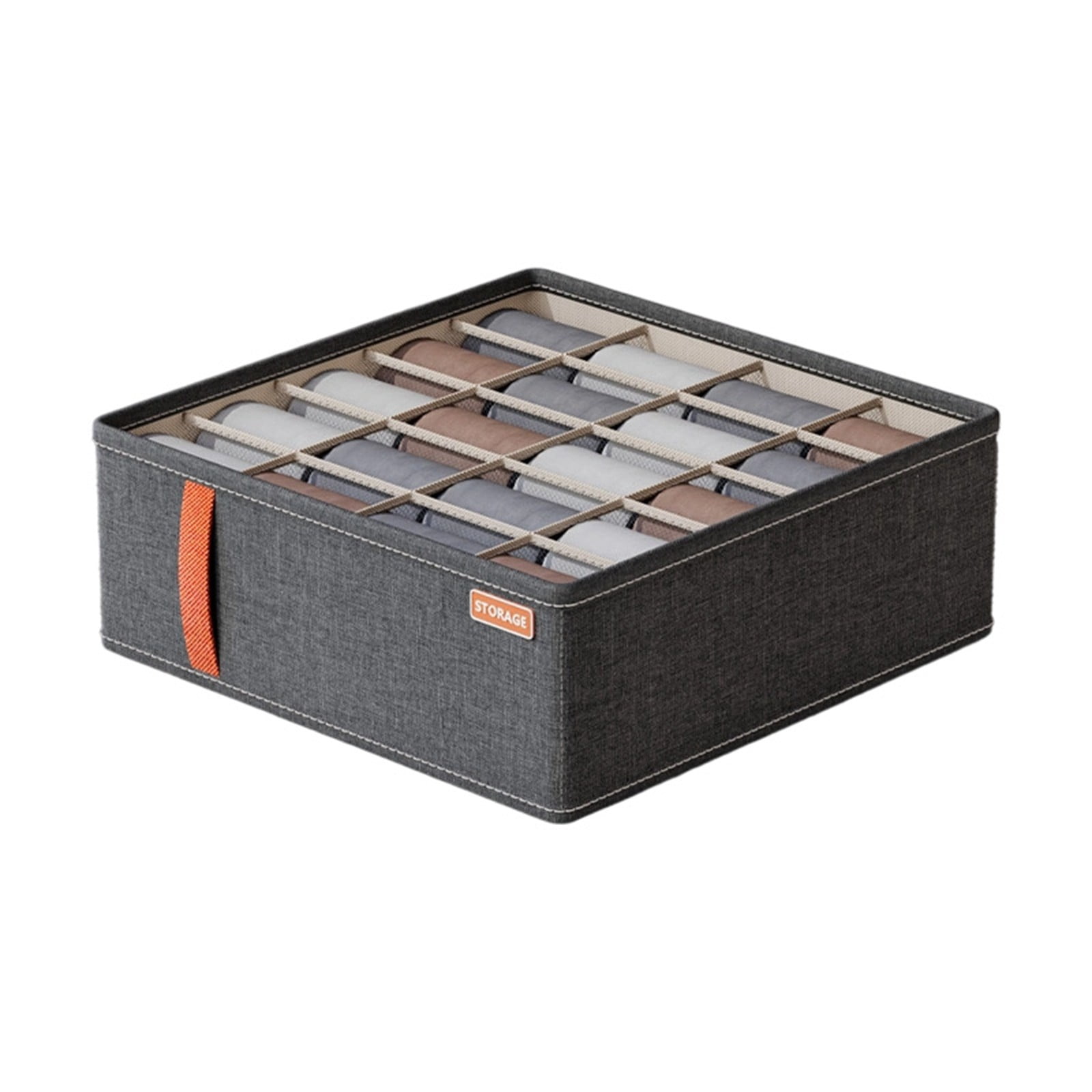 Multifunctional Fabric Closet Organizer Foldable Compartment Storage ...