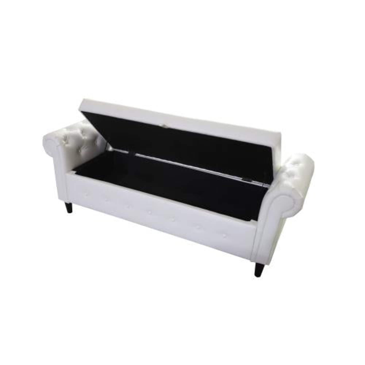 Multifunctional Flip Top Storage Bench - Rectangular Sofa Stool in ...