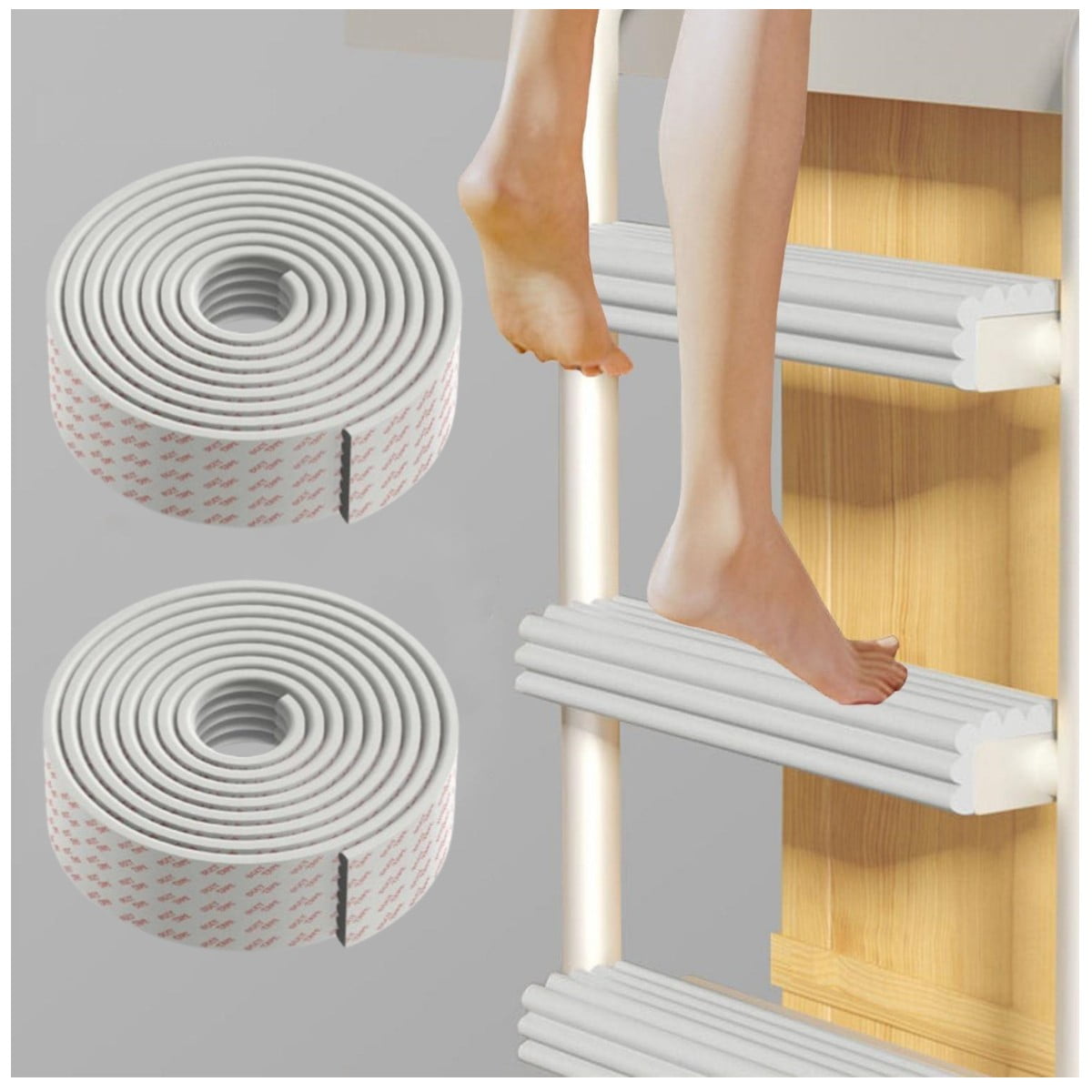 Multifunctional Foam Baby Safety Edge & Corner Covers Guards,Gray Bunk ...